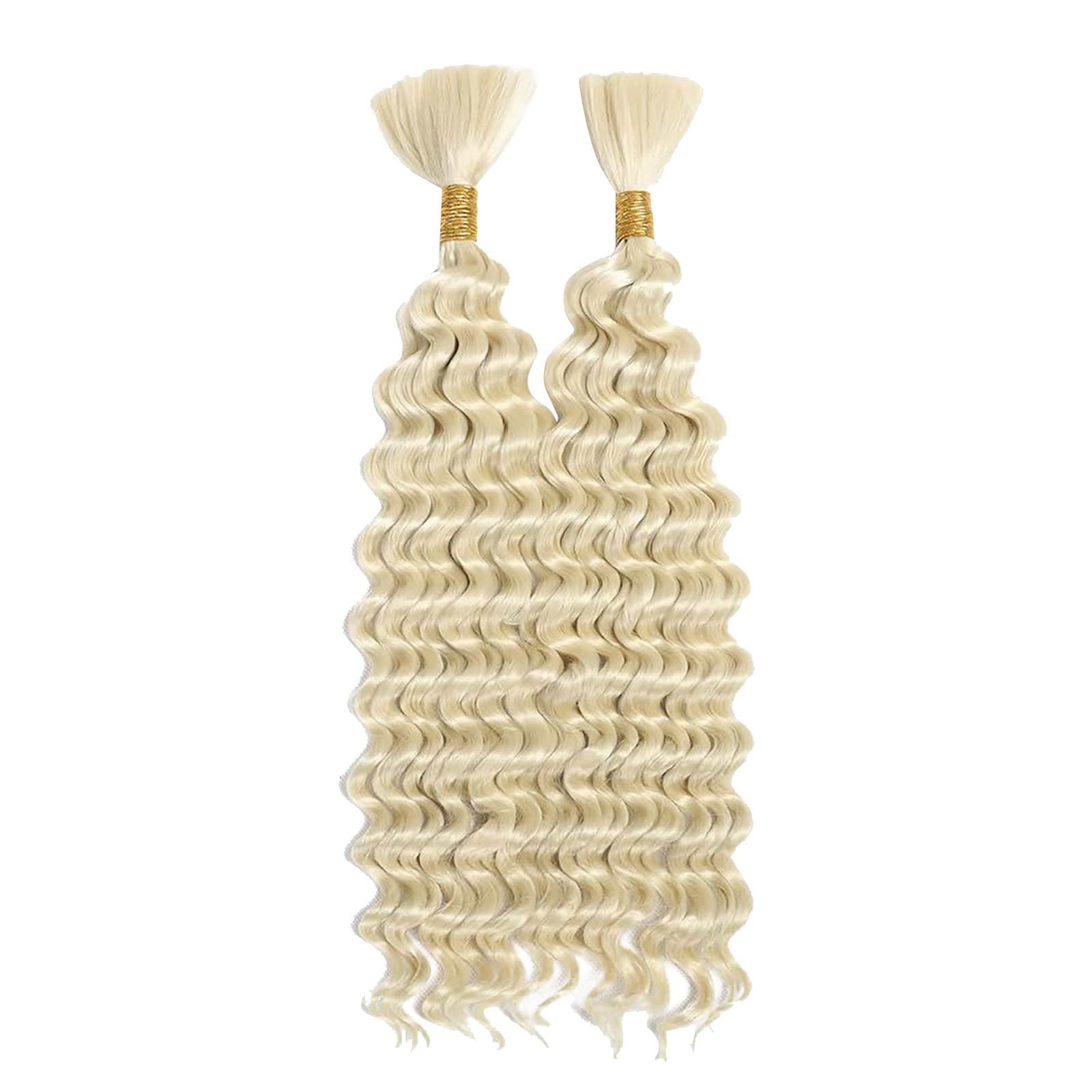 BKBP Deep Wave Bulk Braiding Hair Bundles for Human Braiding Hair No ...