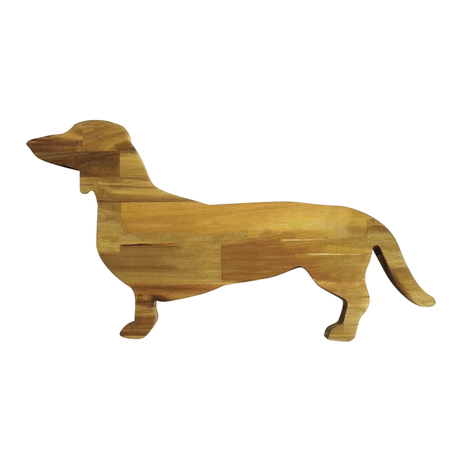 BKBP Dog Dinner Plate Cute Christmas Dinner,19-Inch Dachshund Dinner ...