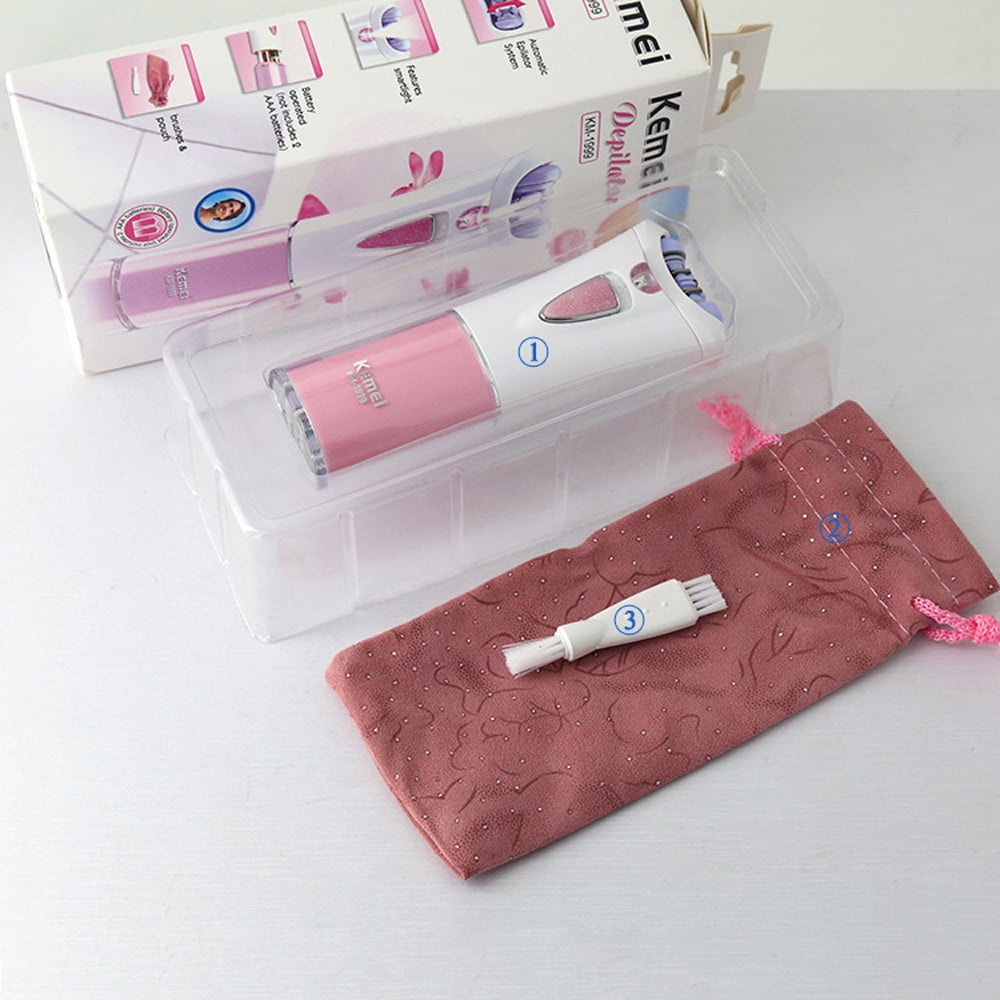 BKBP Dry Electric Washable Ladies Hair Plucker Epilator Hair Lady ...