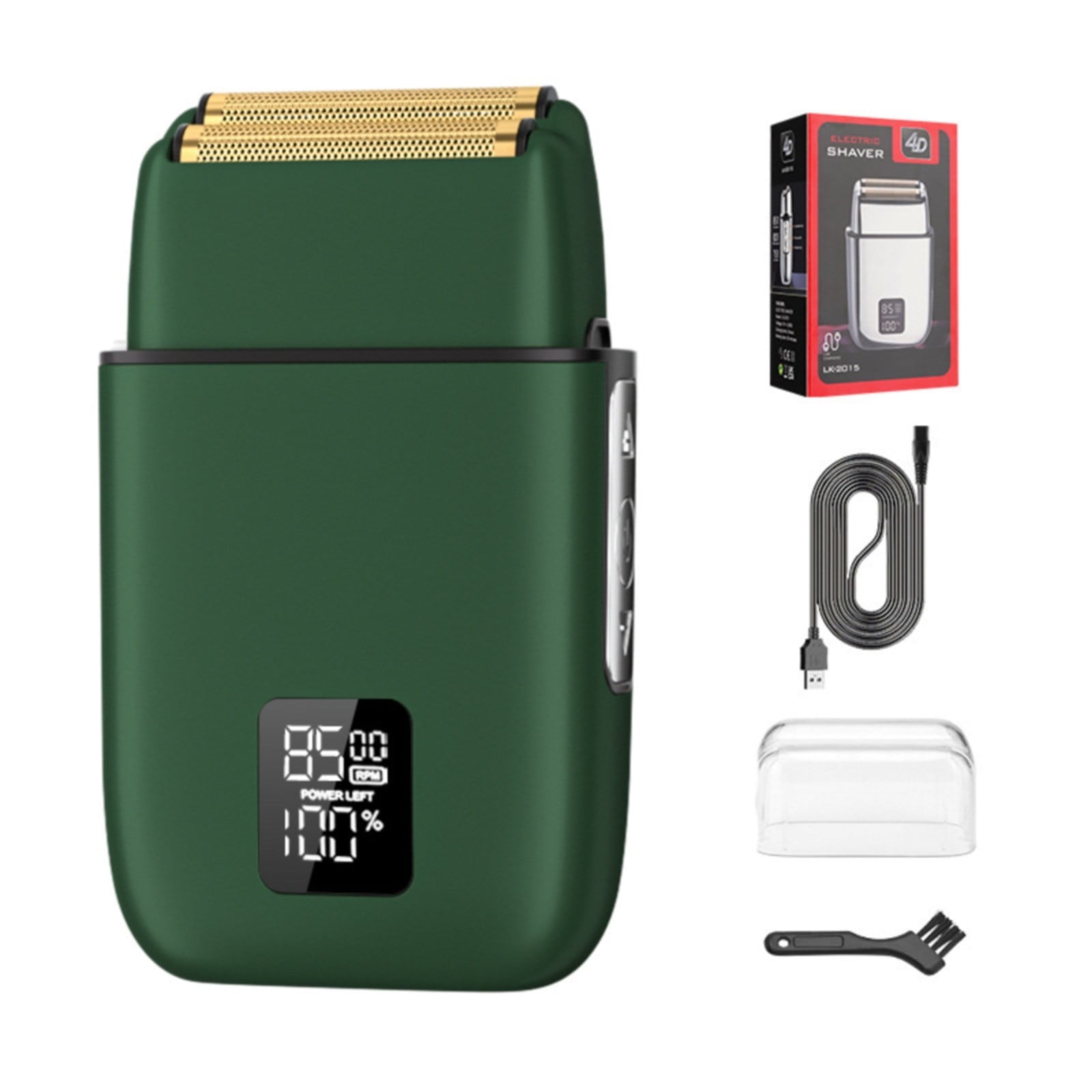 BKBP Electric Cordless Barber Face Shavers for Men Compact Foil Shaver ...