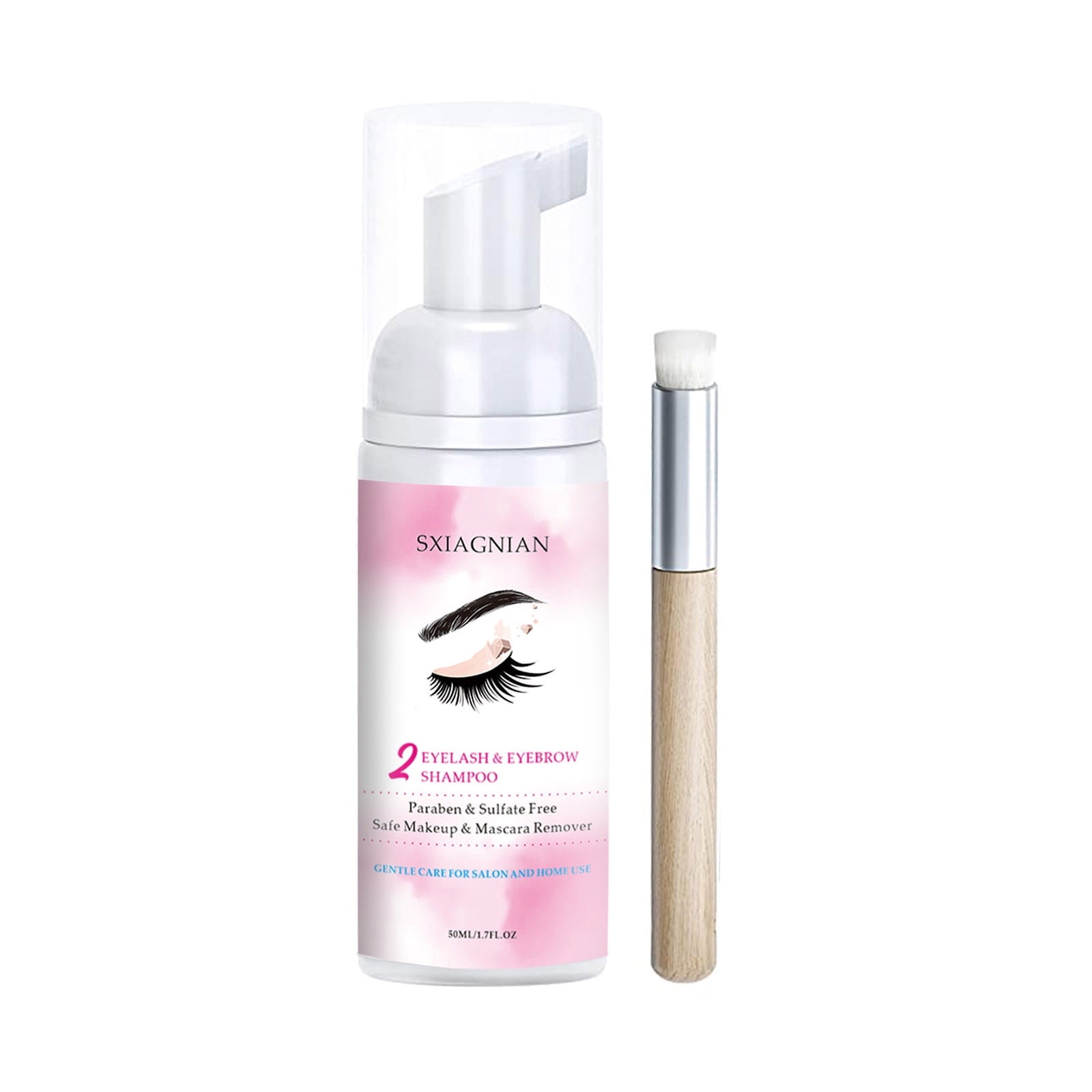 BKBP Eyebrow and Lash Shampoo Cleansing Mousse Clean Shampoo and Water ...