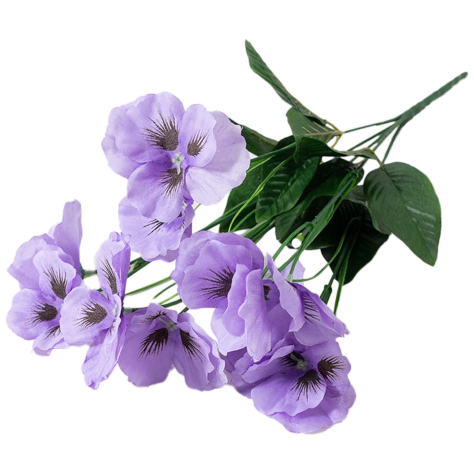 BKBP Fake Flowers Pansy African violets Small Wild Flower Daisy, Faux ...