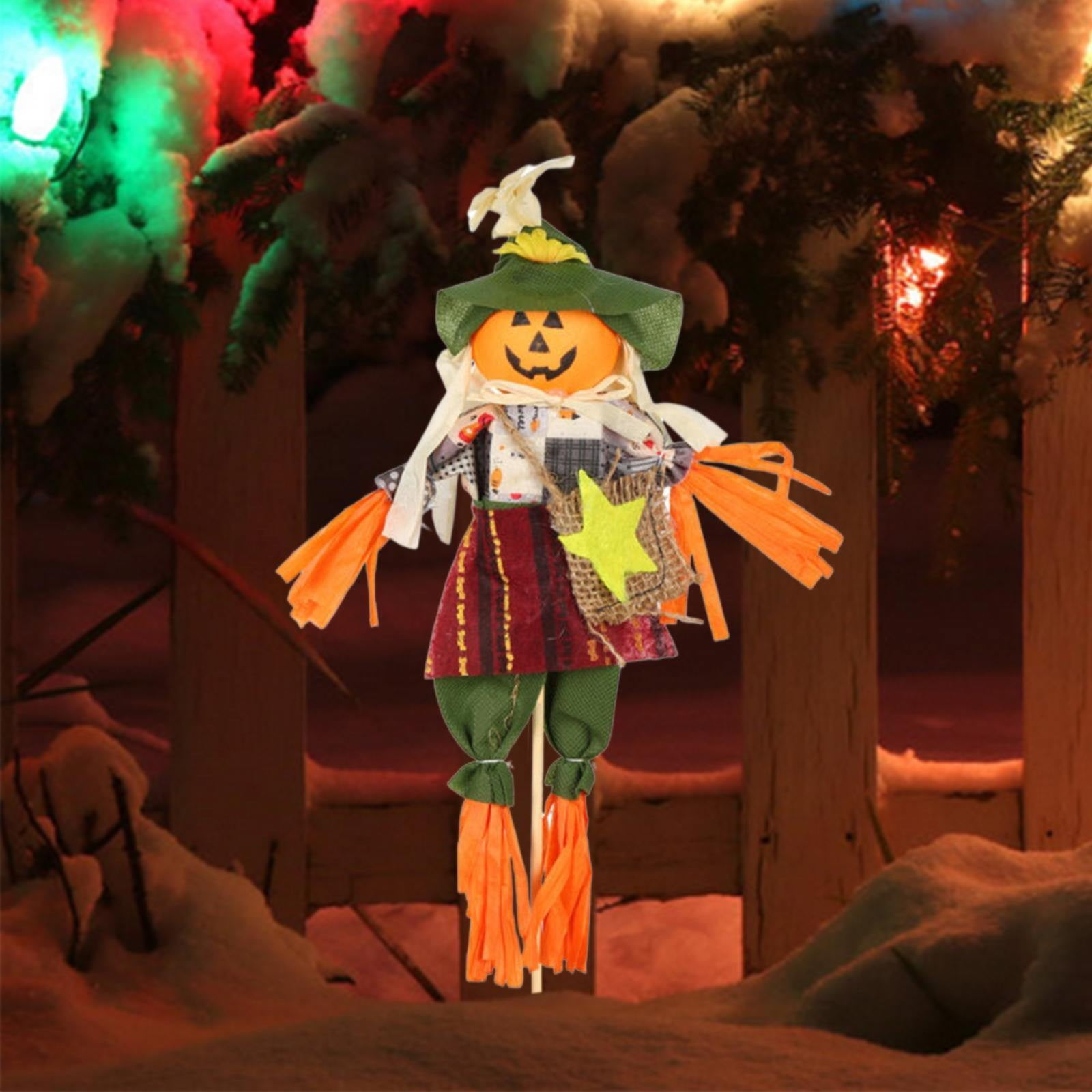 BKBP Fall Scarecrow Yard Stake Pumpkin Porch Sign with Stakes ...