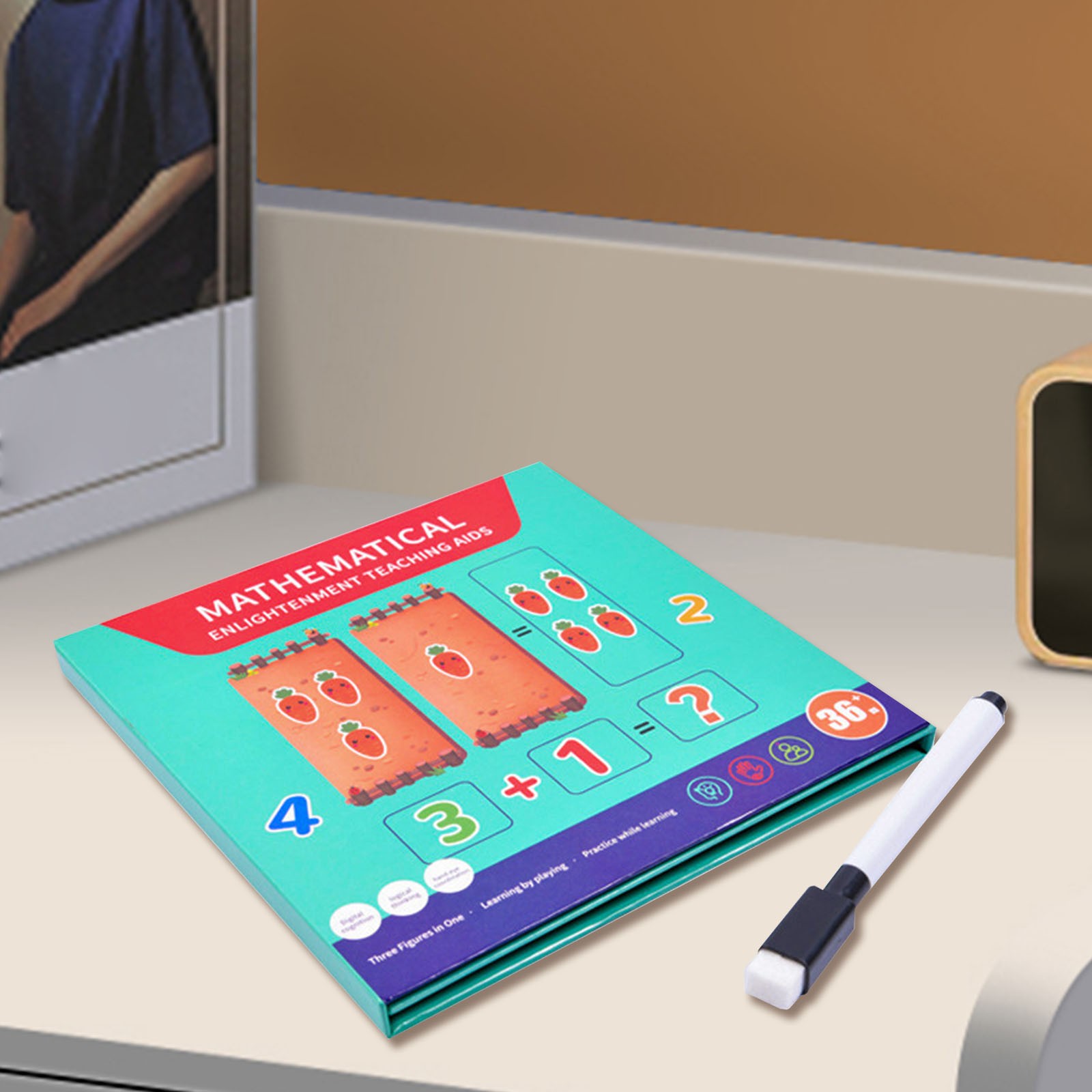 BKBP Fraction Tiles & Fraction Circles Activity Set,Math Manipulatives ...