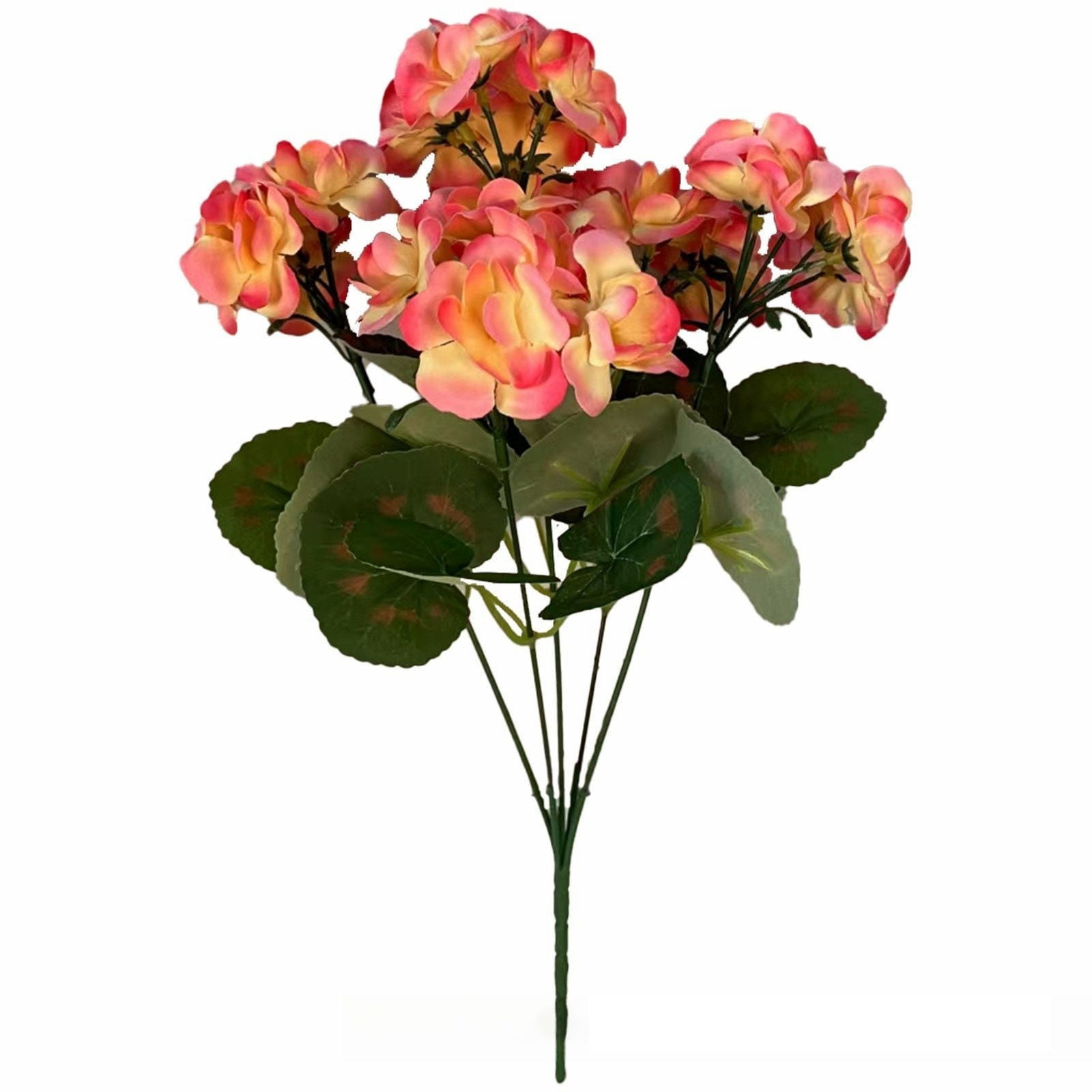 BKBP Geraniums Artificial Flowers Realistic for Outdoors Fake Geranium ...