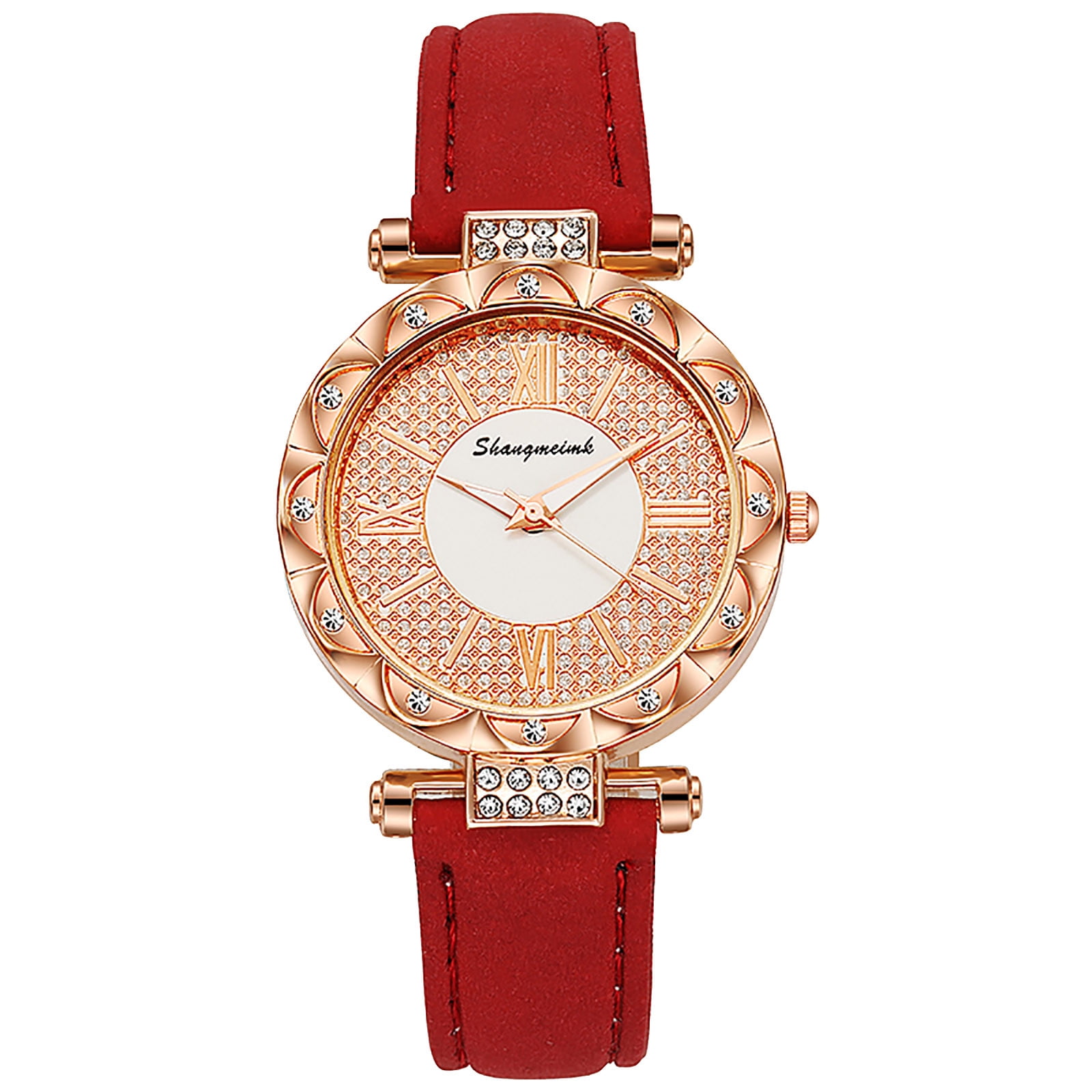 BKBP Ladies Fashion Watches Women Watch Ladies Full Of Diamonds Leather ...