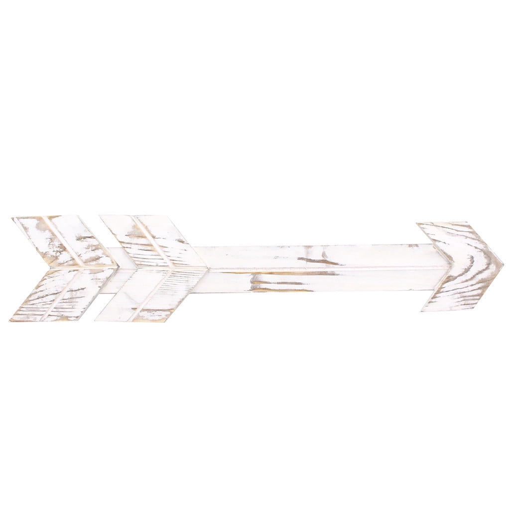 BKBP Rustic Wood Arrow Sign Decor 15" X 4" Farmhouse Wall Mount ...