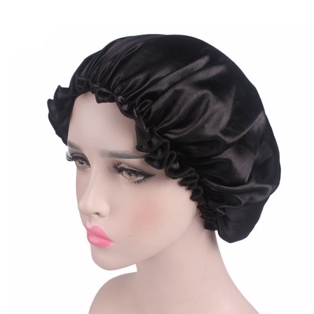 BKBP Satin Bonnet Hair Bonnet Turban for Sleeping Satin Bonnet for Hair ...