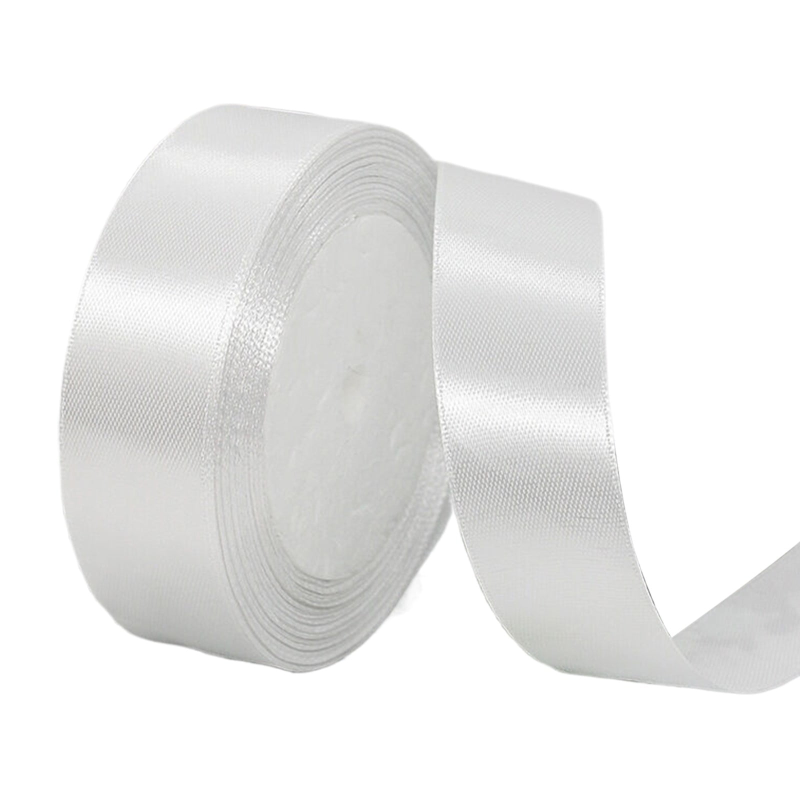 BKBP Satin Ribbon Single Face Solid Color Fabric Satin Ribbon, 25 Yard ...