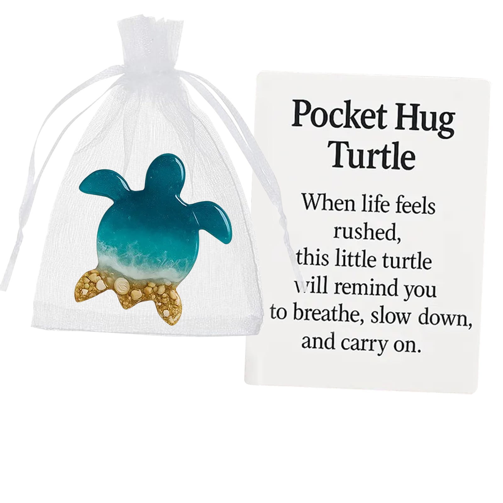 BKBP Small Pocket Hug Bulk, Resin Animal Pocket Hug with Inspirational ...
