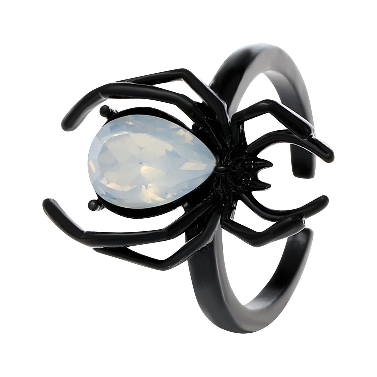 BKBP Spider Ring Black Unisex Retro Fashion Metal Old Geometric Open ...