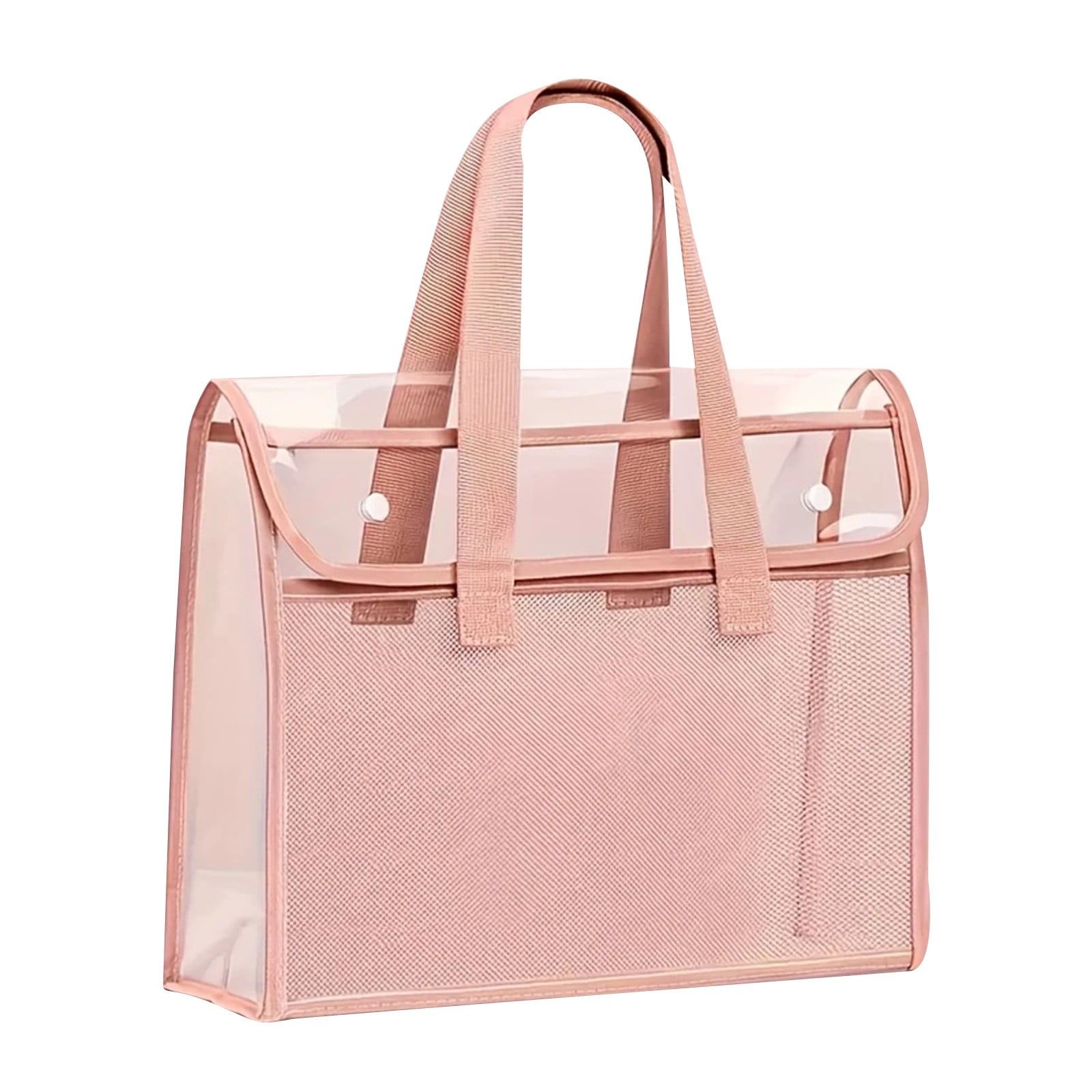 BKBP Thickened Large Capacity Book Bag - Visible File Storage Organizer ...