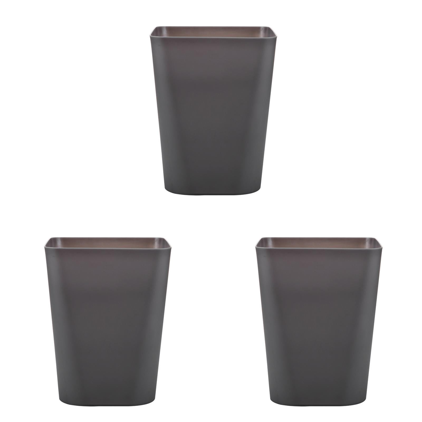 BKBP Trash Can, Small Trash Can for Bathroom, Square Trash Bin ...