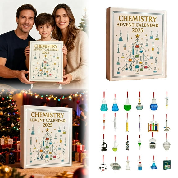BKER 24 Days Of Chemistry Surprise Science Themed Advent Calendar With ...