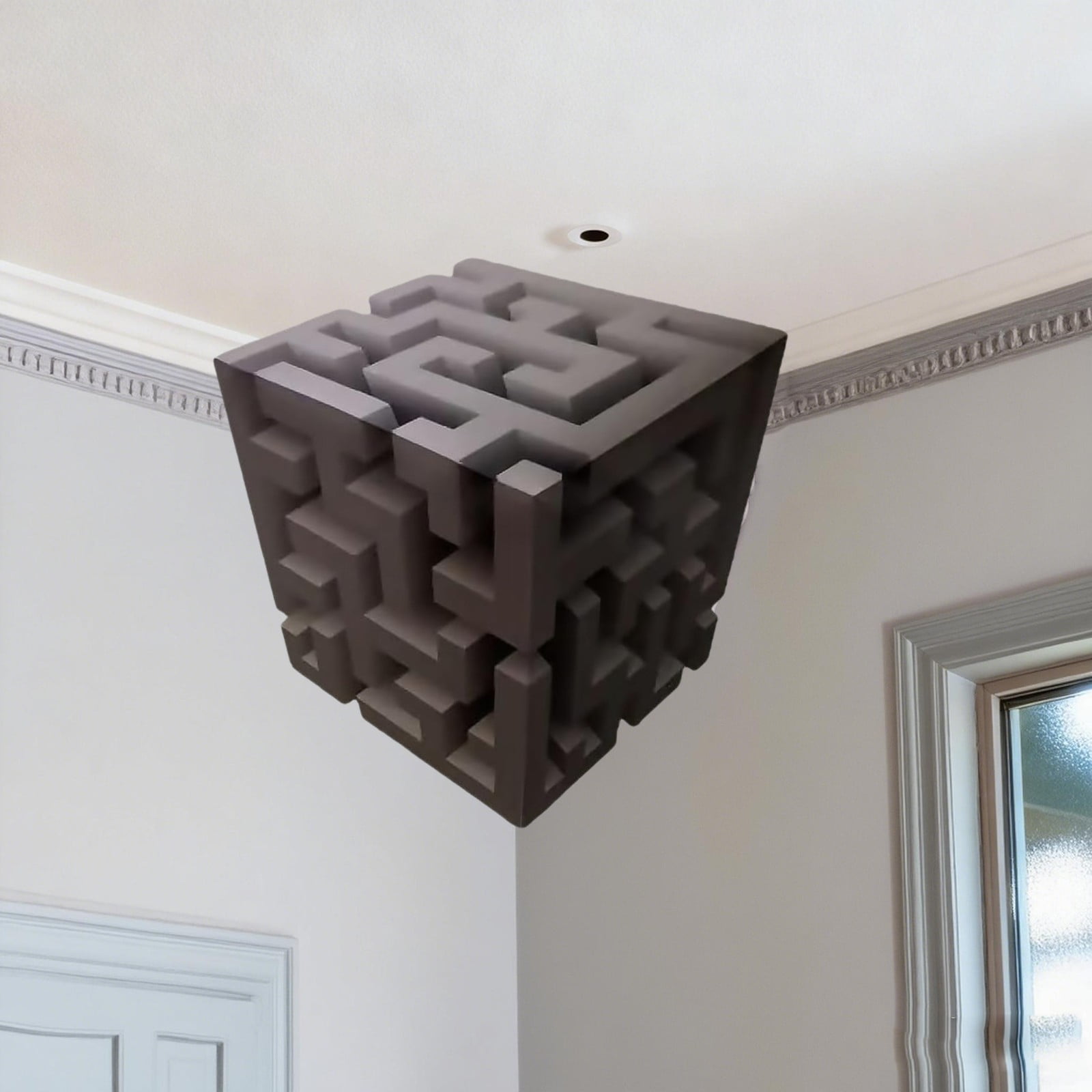 BKER 3D Optical Illusion Wall Stickers, 3D Corner Stickers, Modern 3D ...