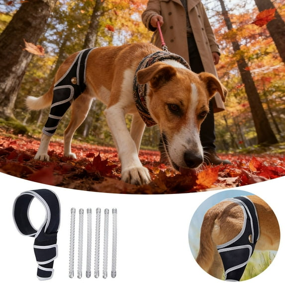 BKER Dog Knee Brace – Adjustable Support for Torn Acl and Joint Strain ...