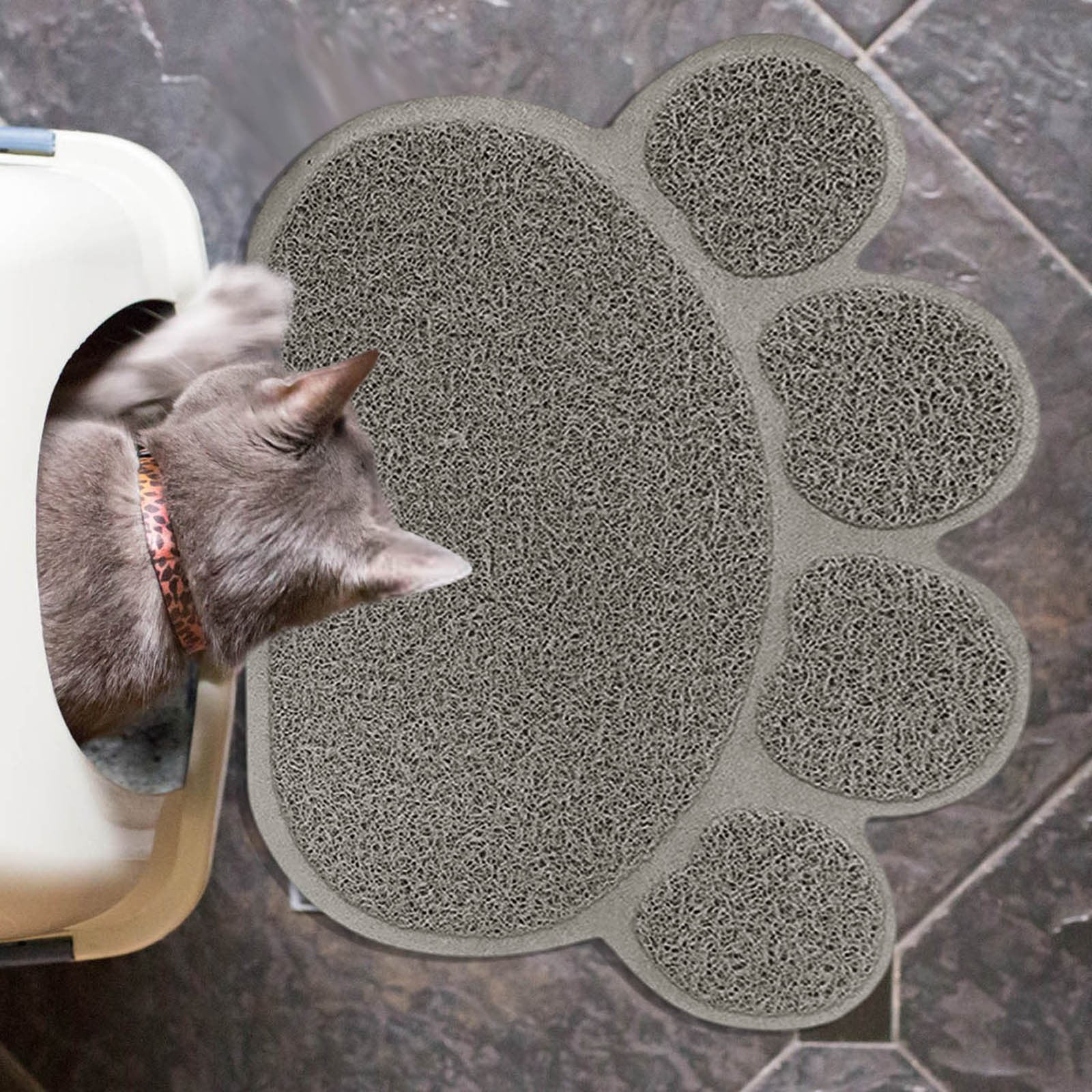BKER Extra Large Cat Litter Mat Liner For Kitty Cleaning And Floor ...