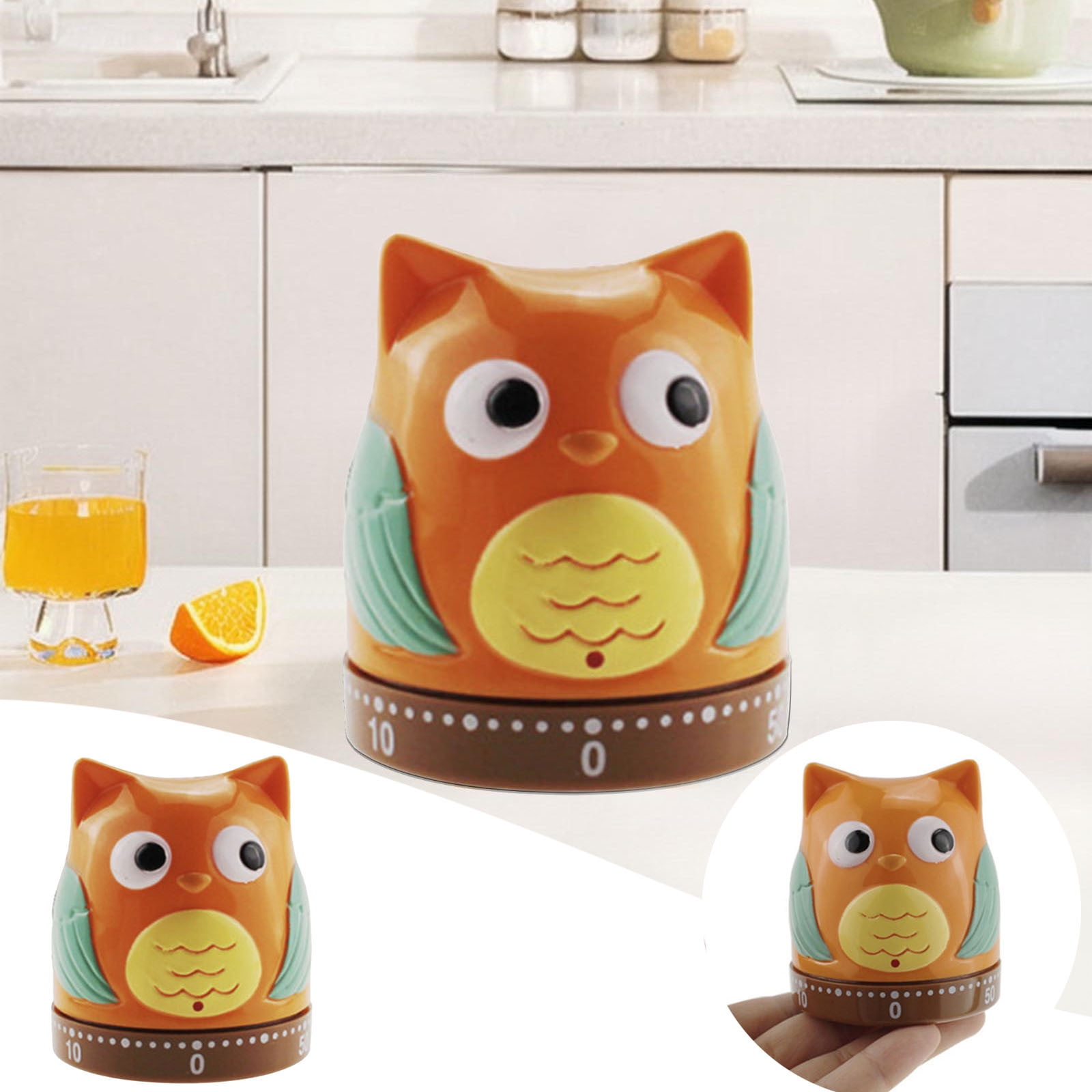 BKER Kitchen Timer Alarm Clock Timer For Cute Mechanical Timer Cartoon ...