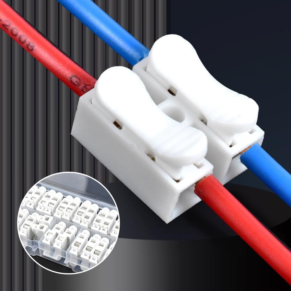 BKER Spring Quick Connector Wire 2024 Push Quick Wire Connectors Electrical Connectors Block ...