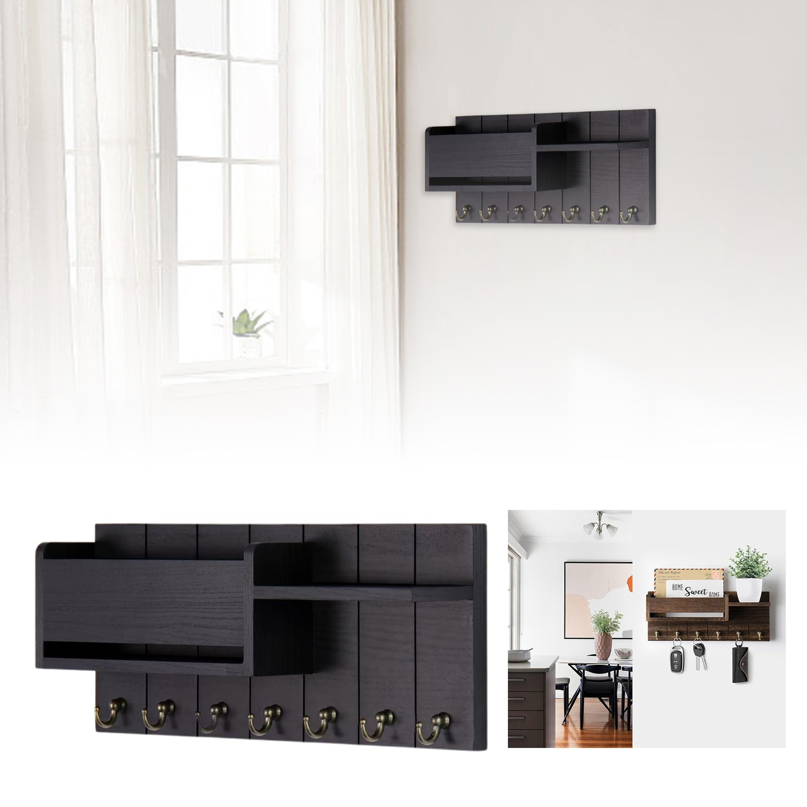 BKER Versatile Wall Mounted Rack For Kitchen Bathroom And Bedroom ...