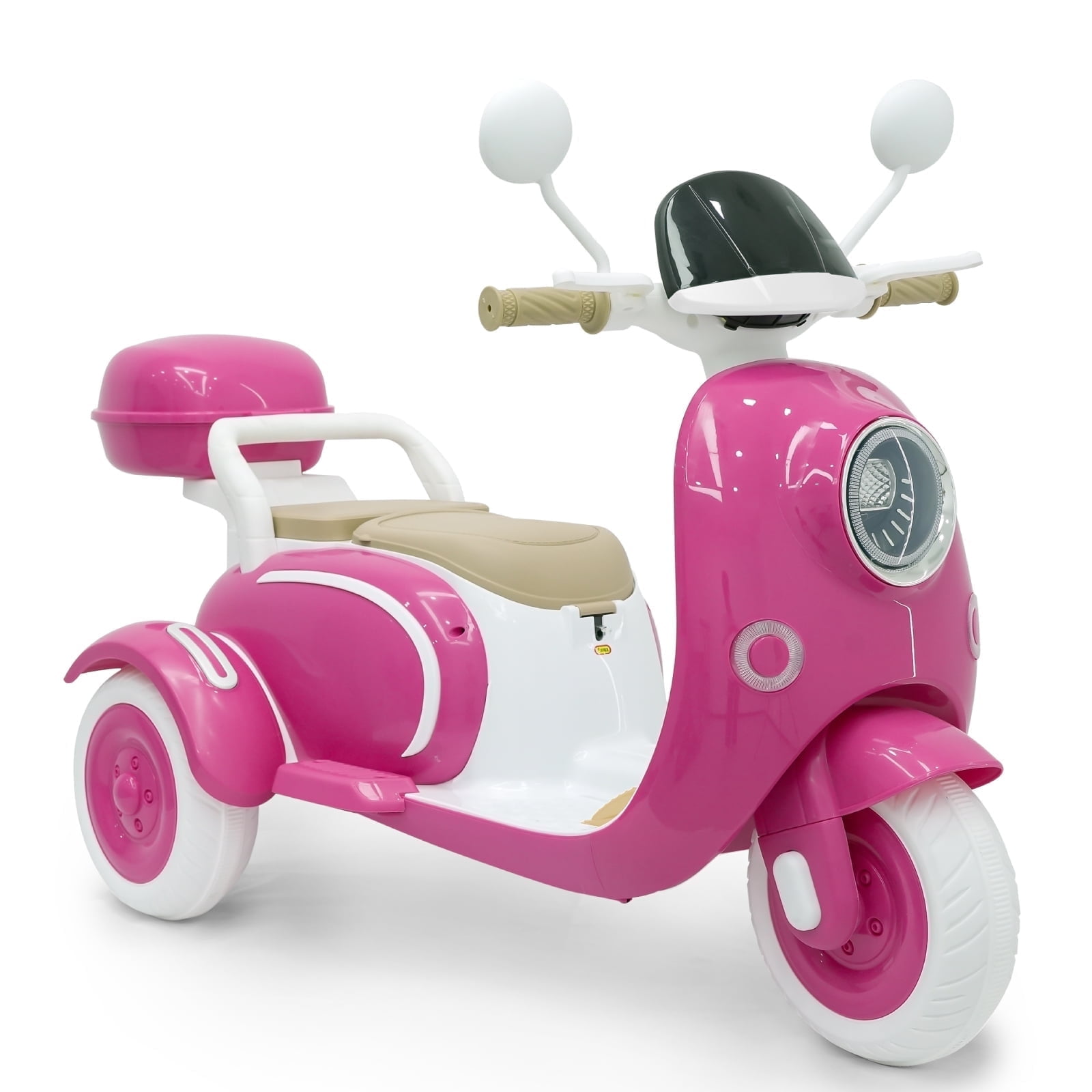 BKIRNP 12V Kids Electric Motorcycle Battery 3-Wheeler Tricycle w ...