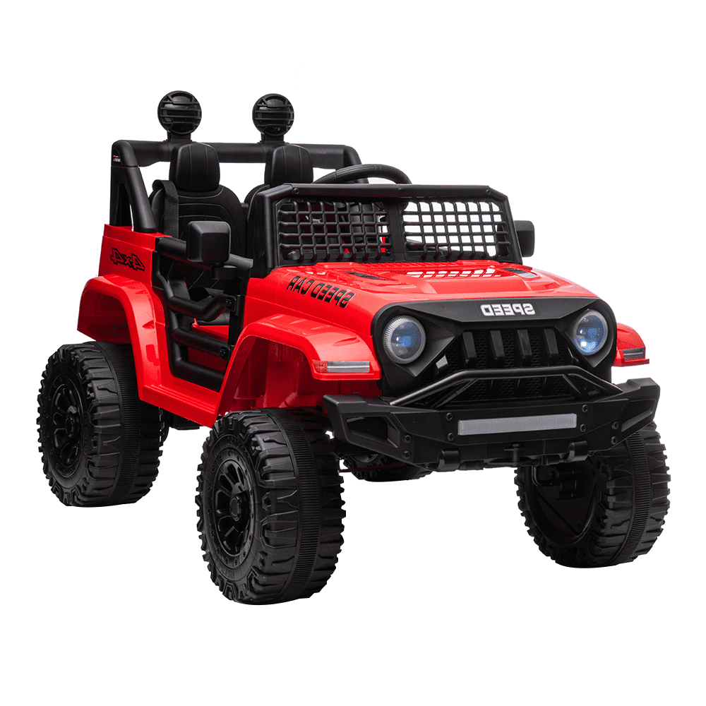 BKIRNP Kids SUV PowerWheel, 12V Electric Ride On Truck, 4-Wheels ...