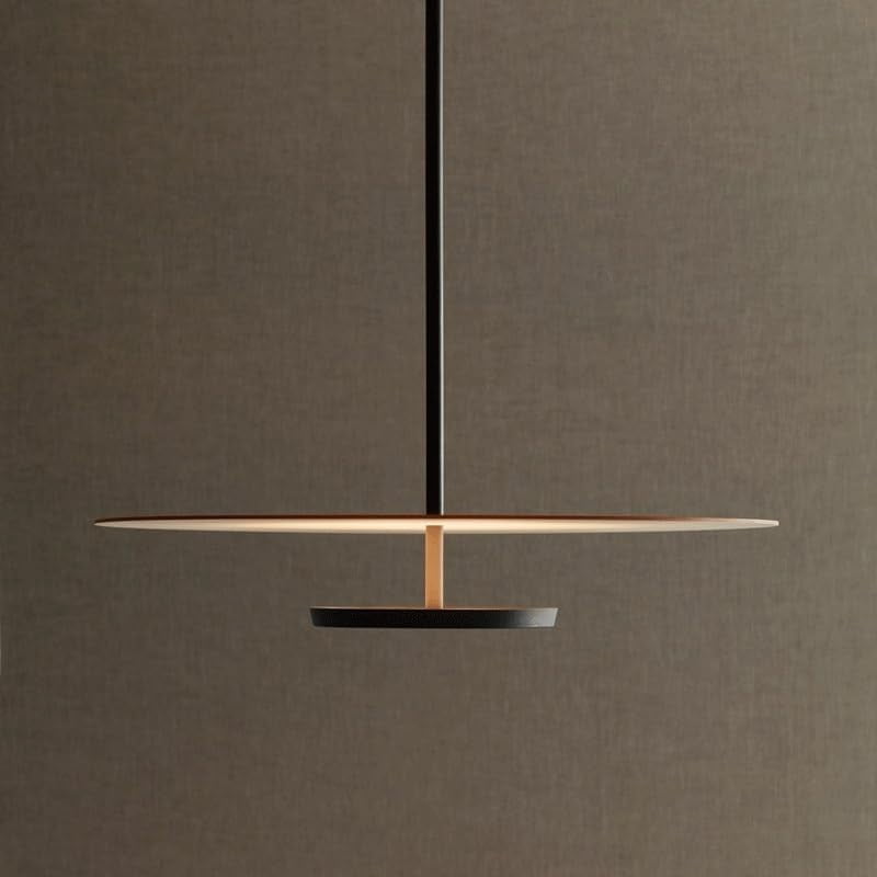 BKLFGP Nordic Style Pendant Light, Single Head Round Metal Suspension ...