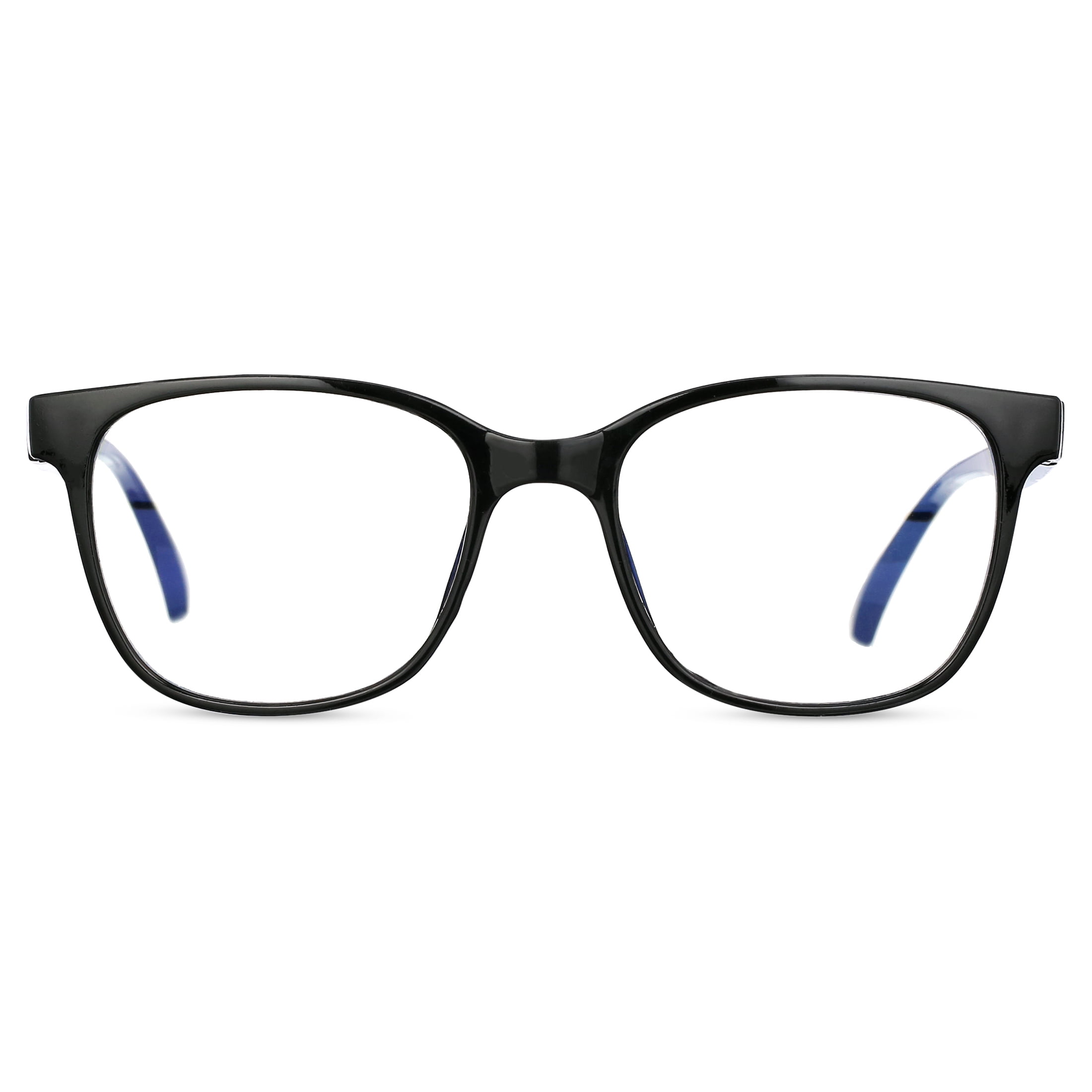 BKLYN Bergen Black Blue Light Protection Glasses with Pouch ...