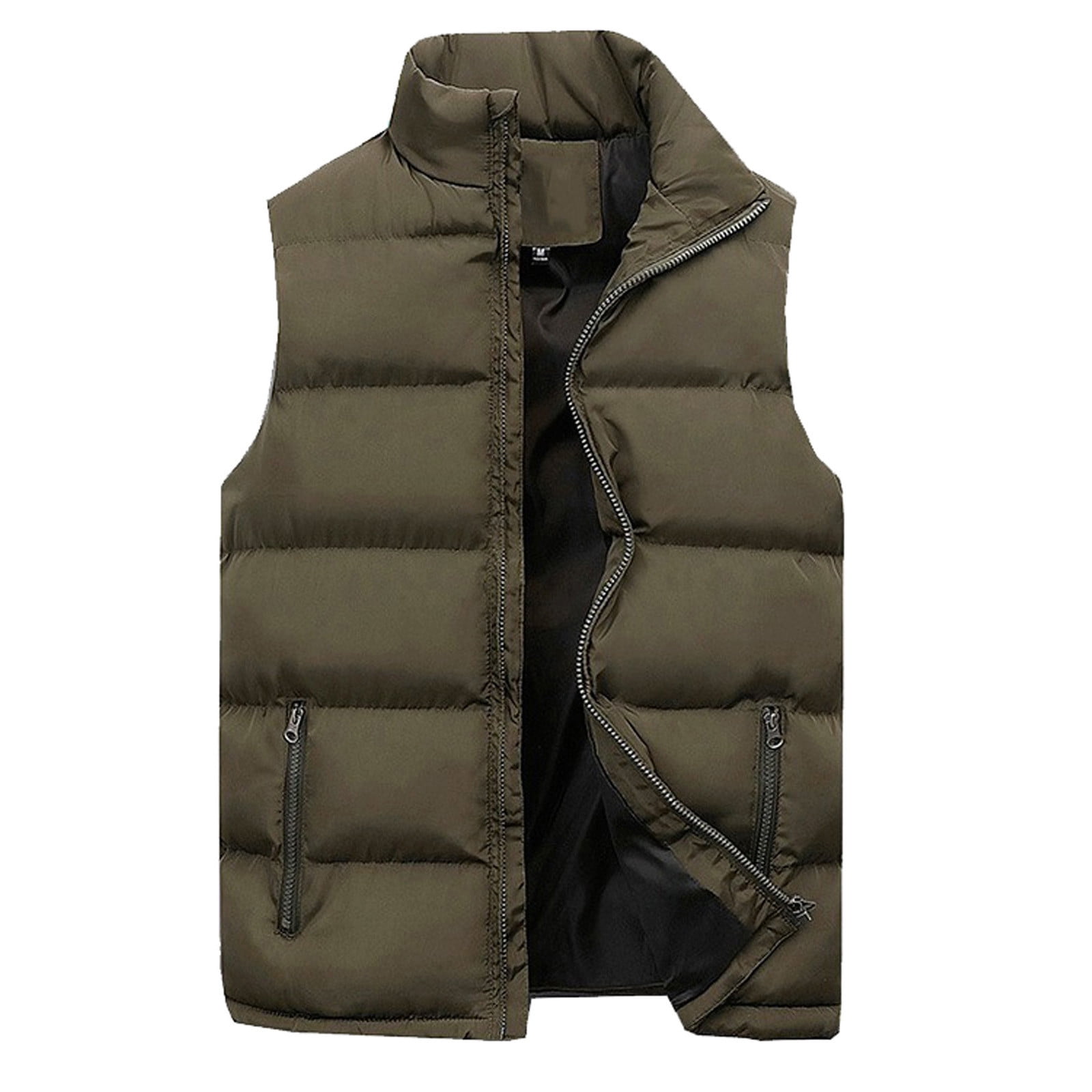 BKQCNKM Cropped Puffer Vest Vest Men Women Autumn And Winter Fashion ...