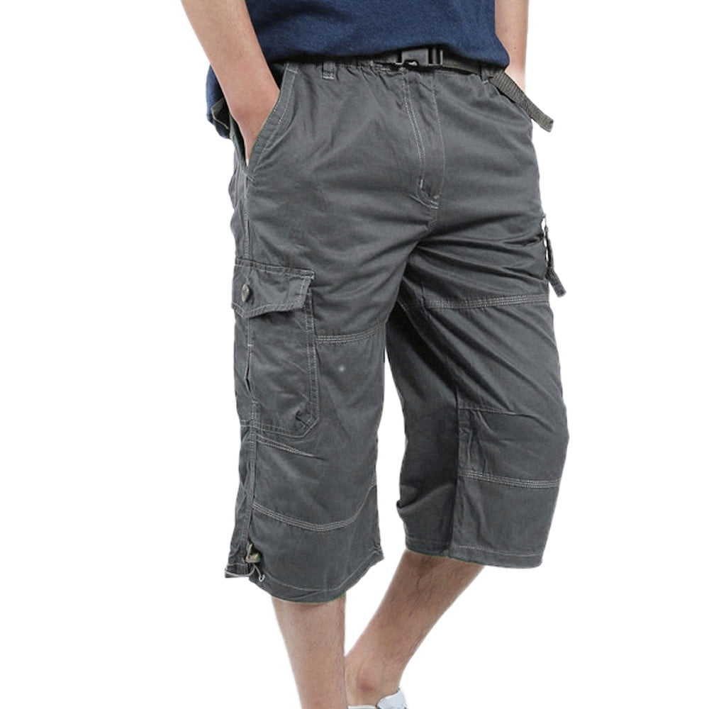 BKQCNKM Mens Cargo Pants Cargo Pants For Men Summer Male Loose Baggy ...