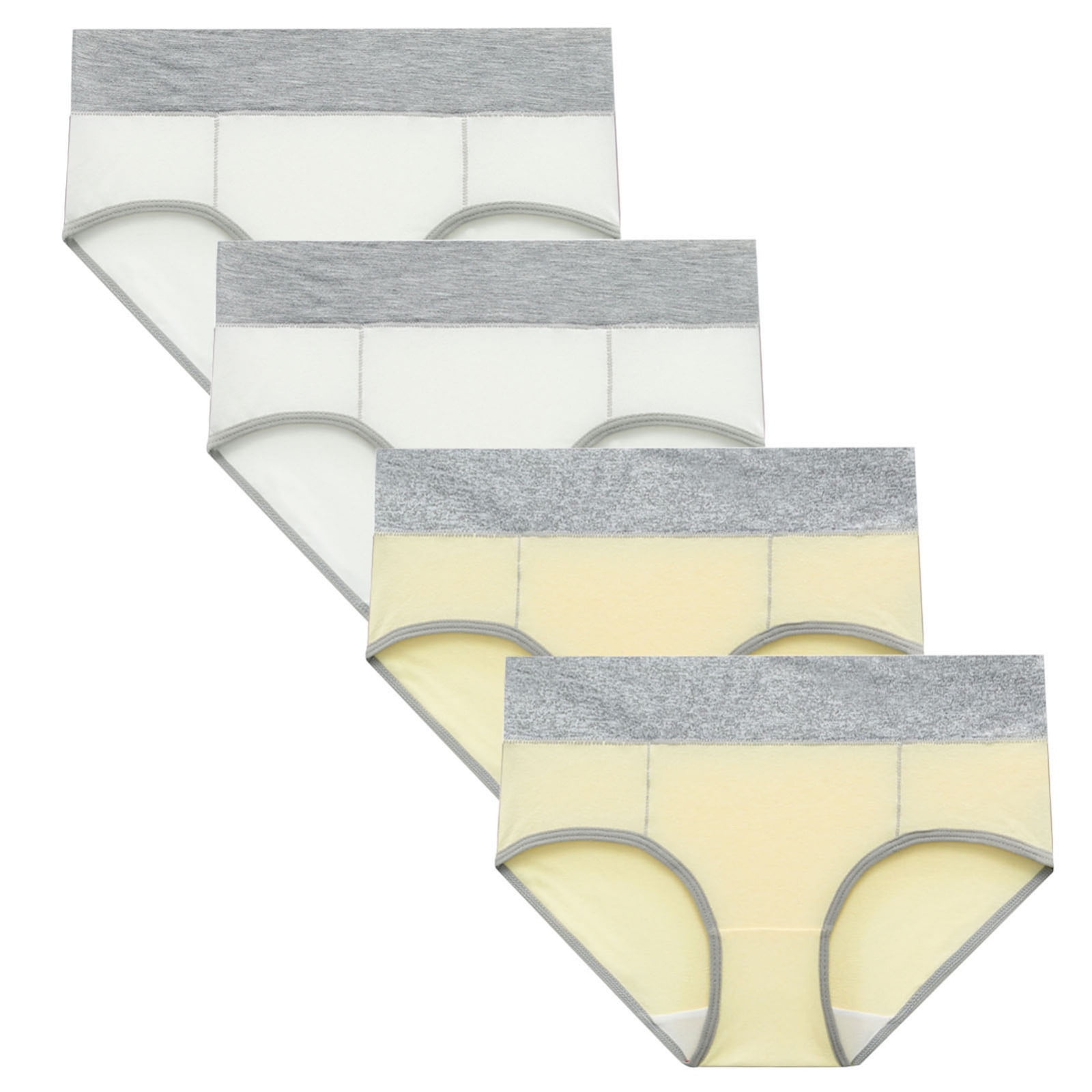 BKQCNKM Panty Liners For Women Women'S Panties Solid Underwear Briefs ...