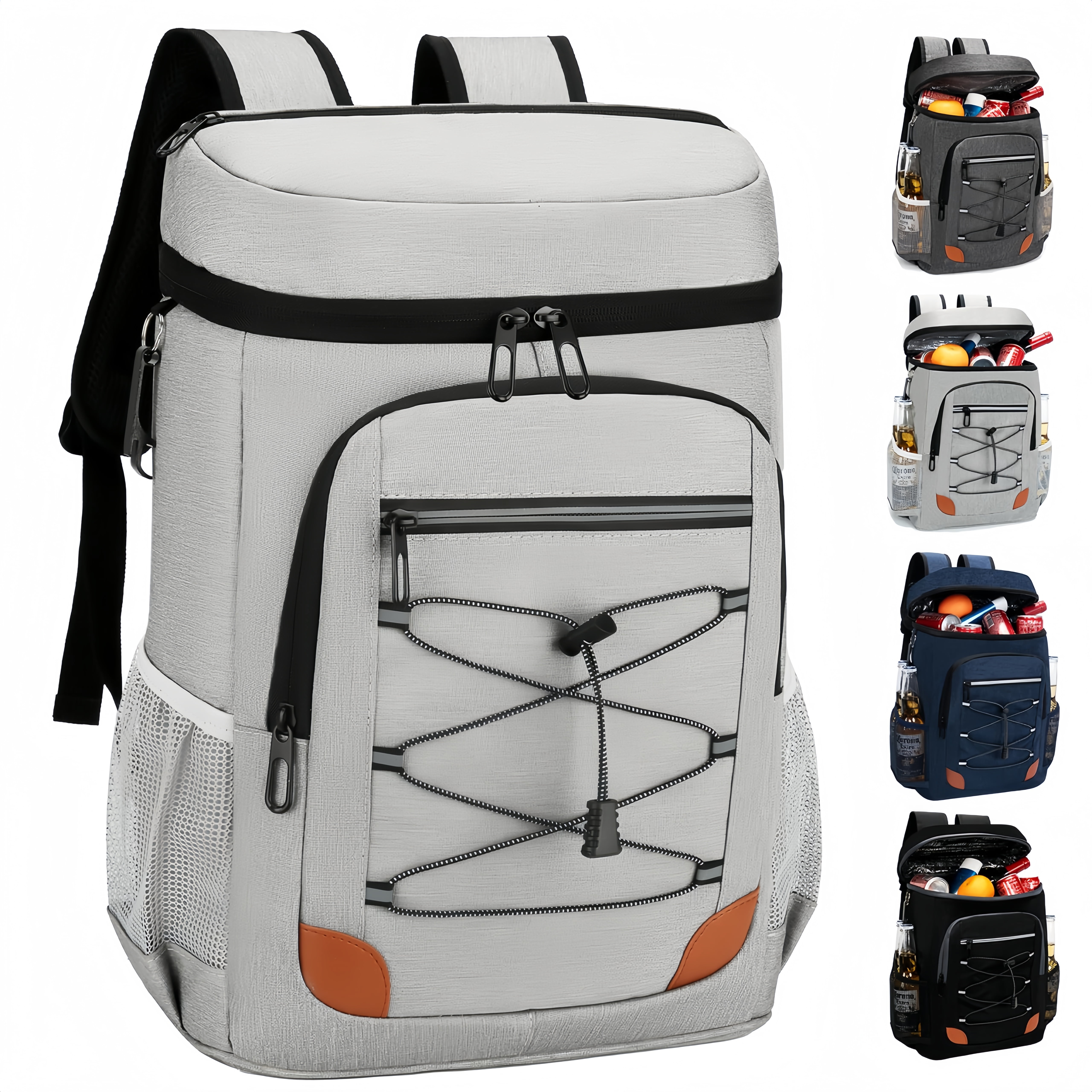 BKSDUEH Backpack Cooler, Soft Cooler Backpack Insulated Leak Proof ...