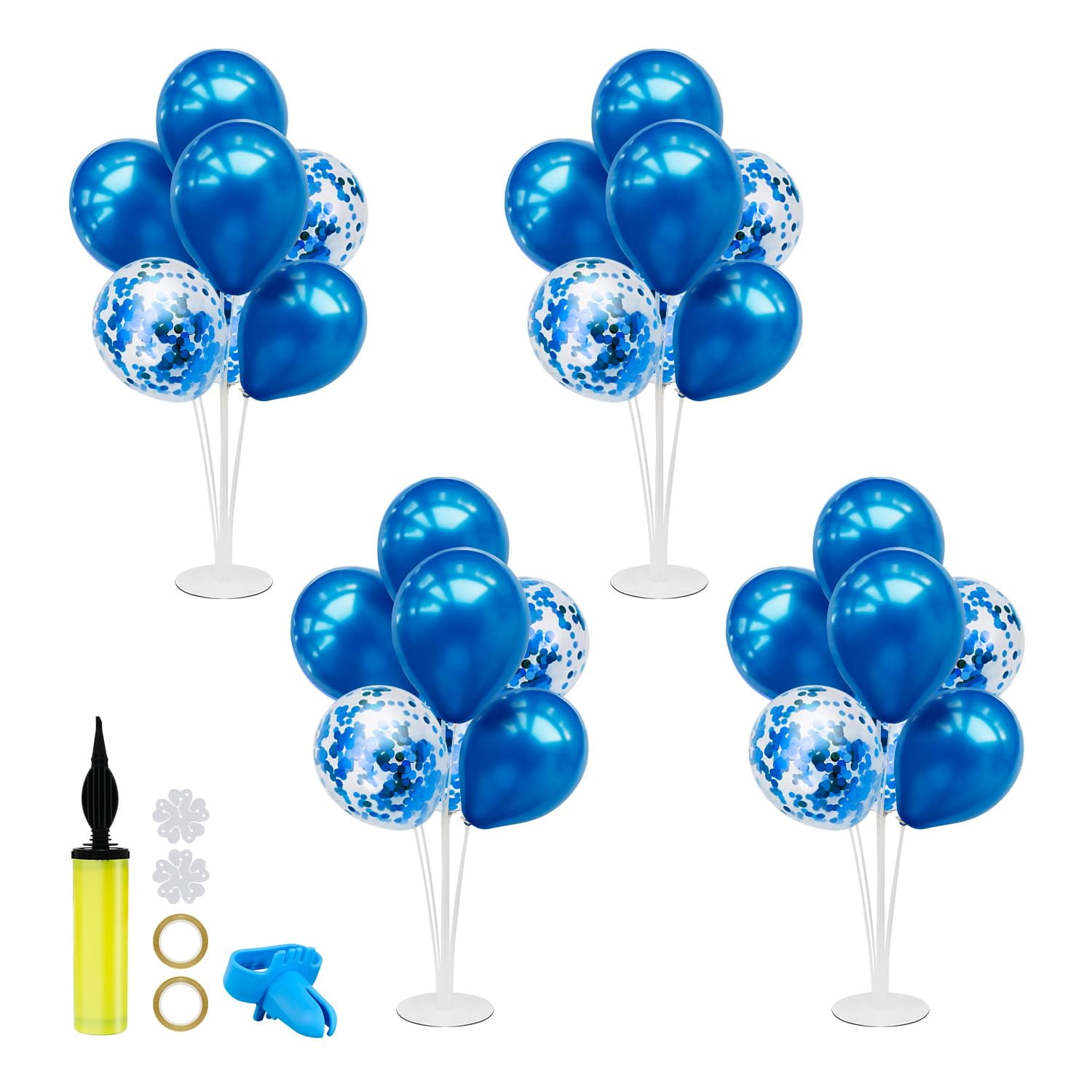 BKSDUEH Balloons Stand Kit Set of 4, Centerpiece Table Decorations for ...