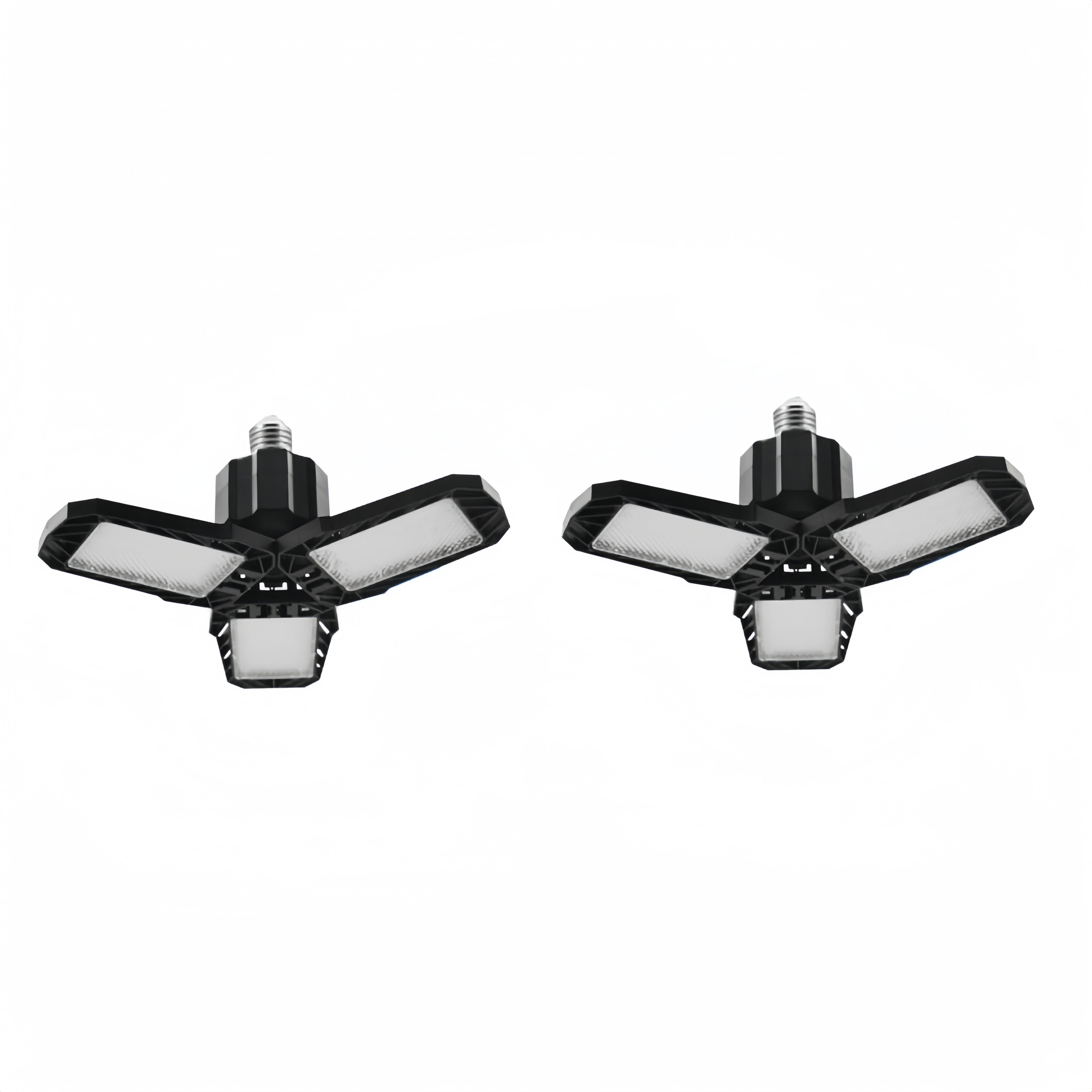 BKSDUEH LED Garage Lights, 3-Panel Deformable Led Garage Lighting, 45W ...