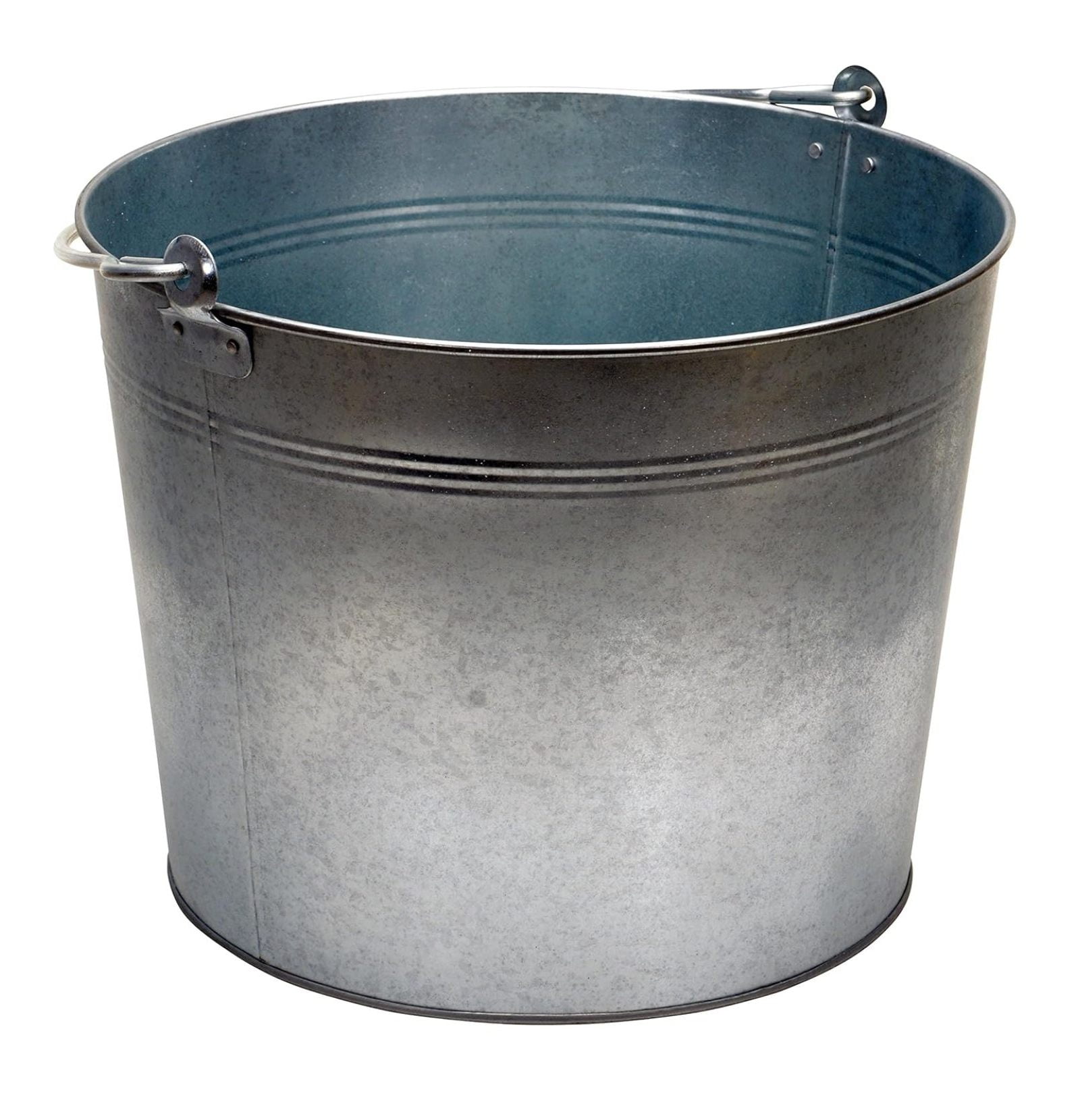 BKT-GAL-500 Galvanized Steel Bucket, 10-3/4" Depth, 5 gallon, 44 pound ...