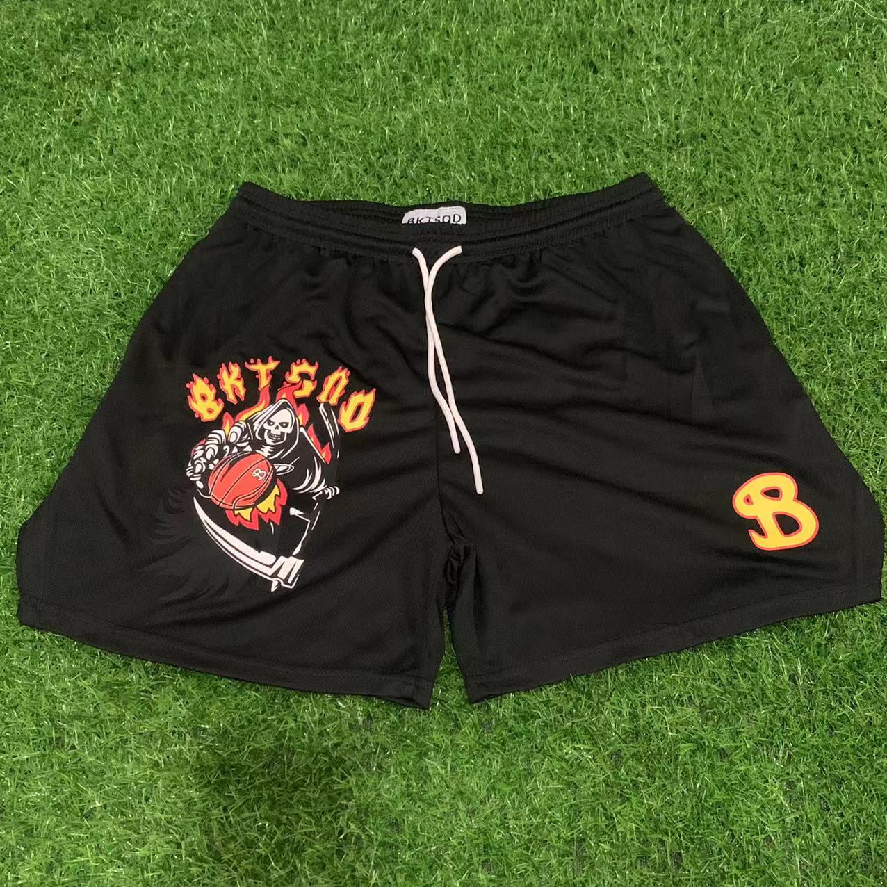 BKTSQD Men's Gym Workout Shorts Lightweight Bodybuilding Athletic ...