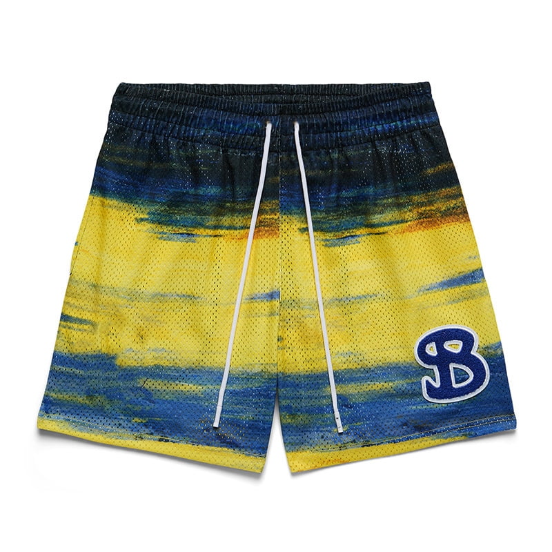 BKTSQD Mesh Shorts Men's Breathable Quick-Drying Sports Running Fitness ...