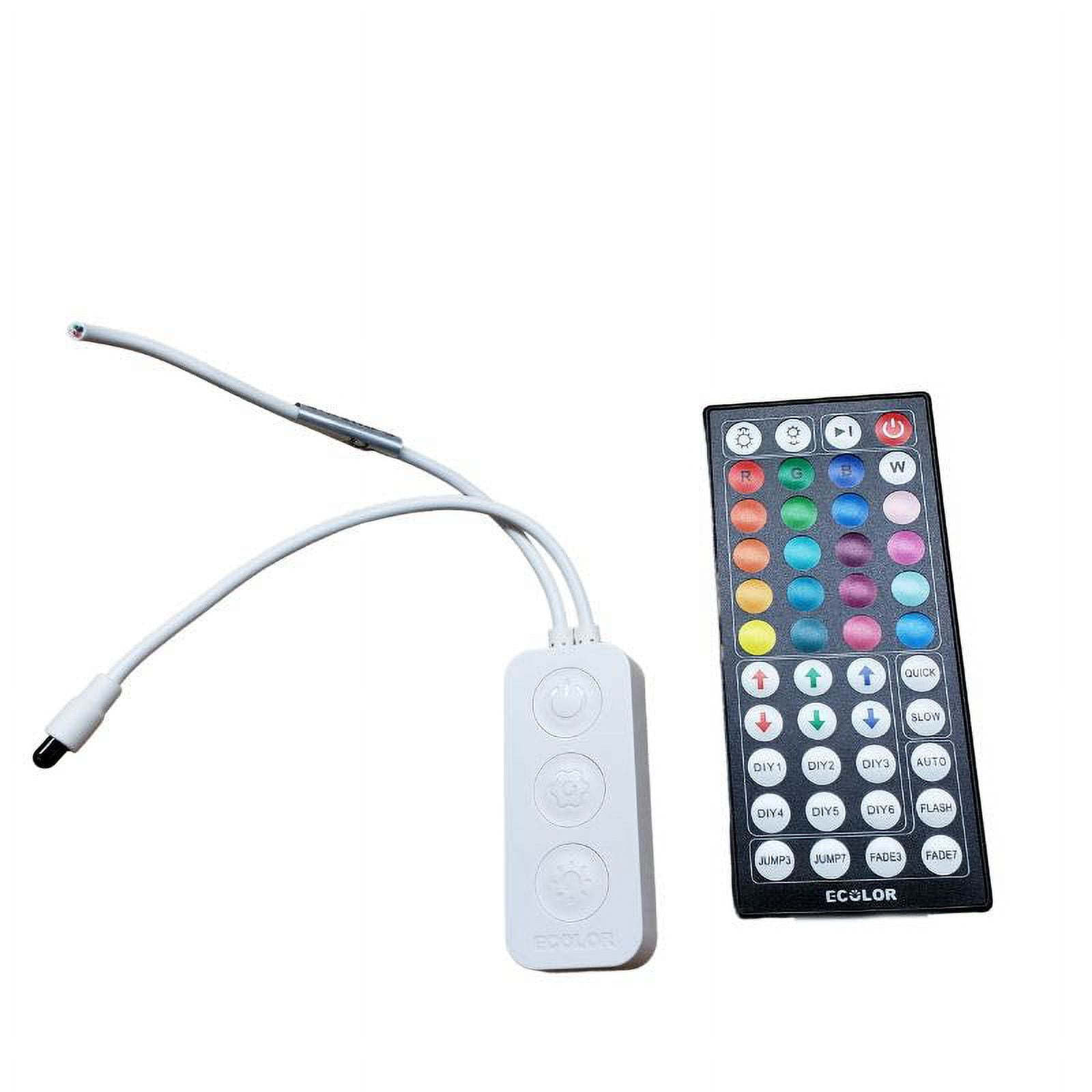 BKZY-5253 - LED WIRELESS REMOTE CONTROLLER 44KEYS FOR RGB LED STRIPS ...