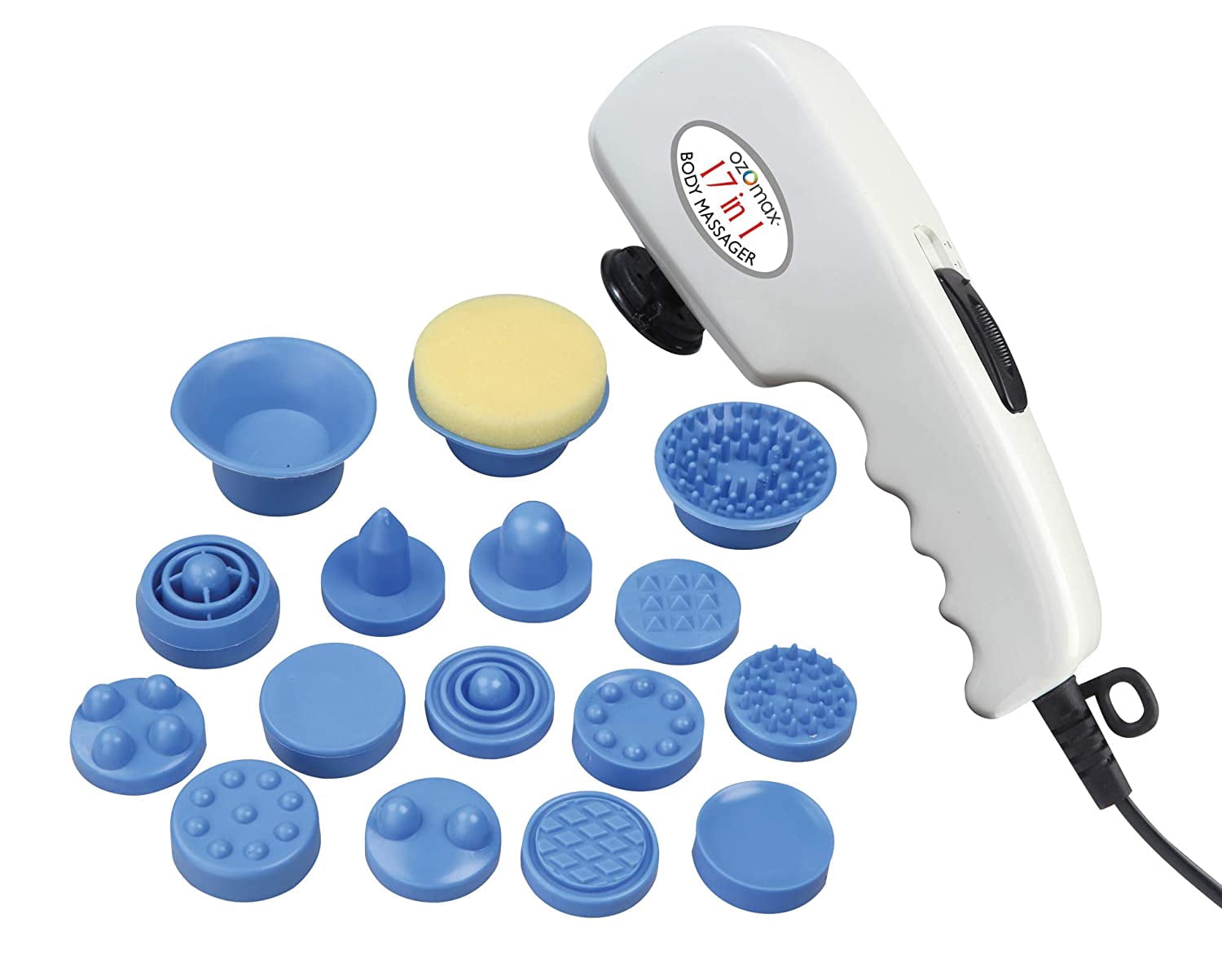 BL-182-PR Pro Massage Apparatus with 17 Attachments (White) - Walmart.com