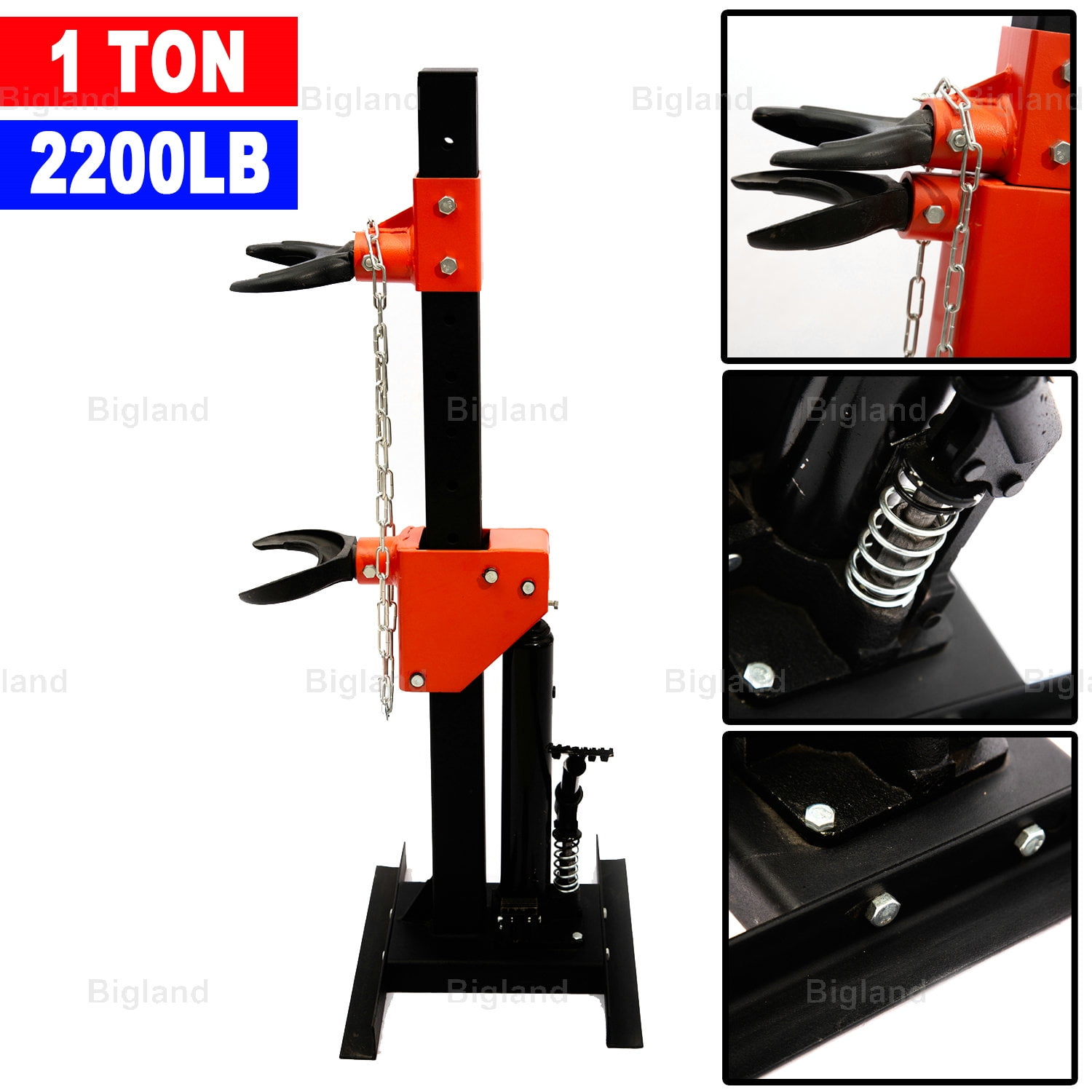 BL 2200 lbs Coil Spring Compressor Auto Strut Hydraulic Heavy Duty ...