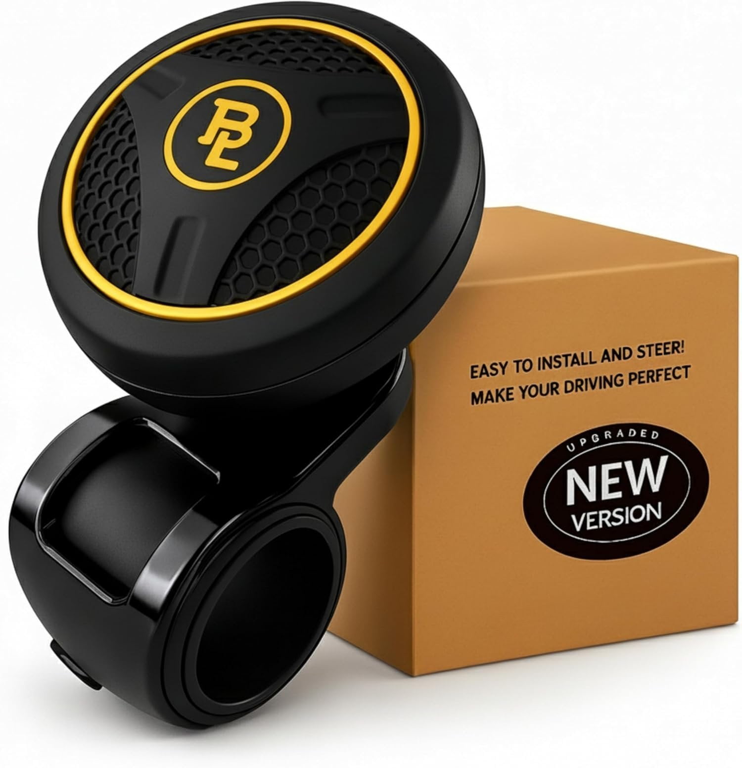 BL Knob Spinner - Universal Non-Slip Fit, -Cast ABS & Knob with Ball ...