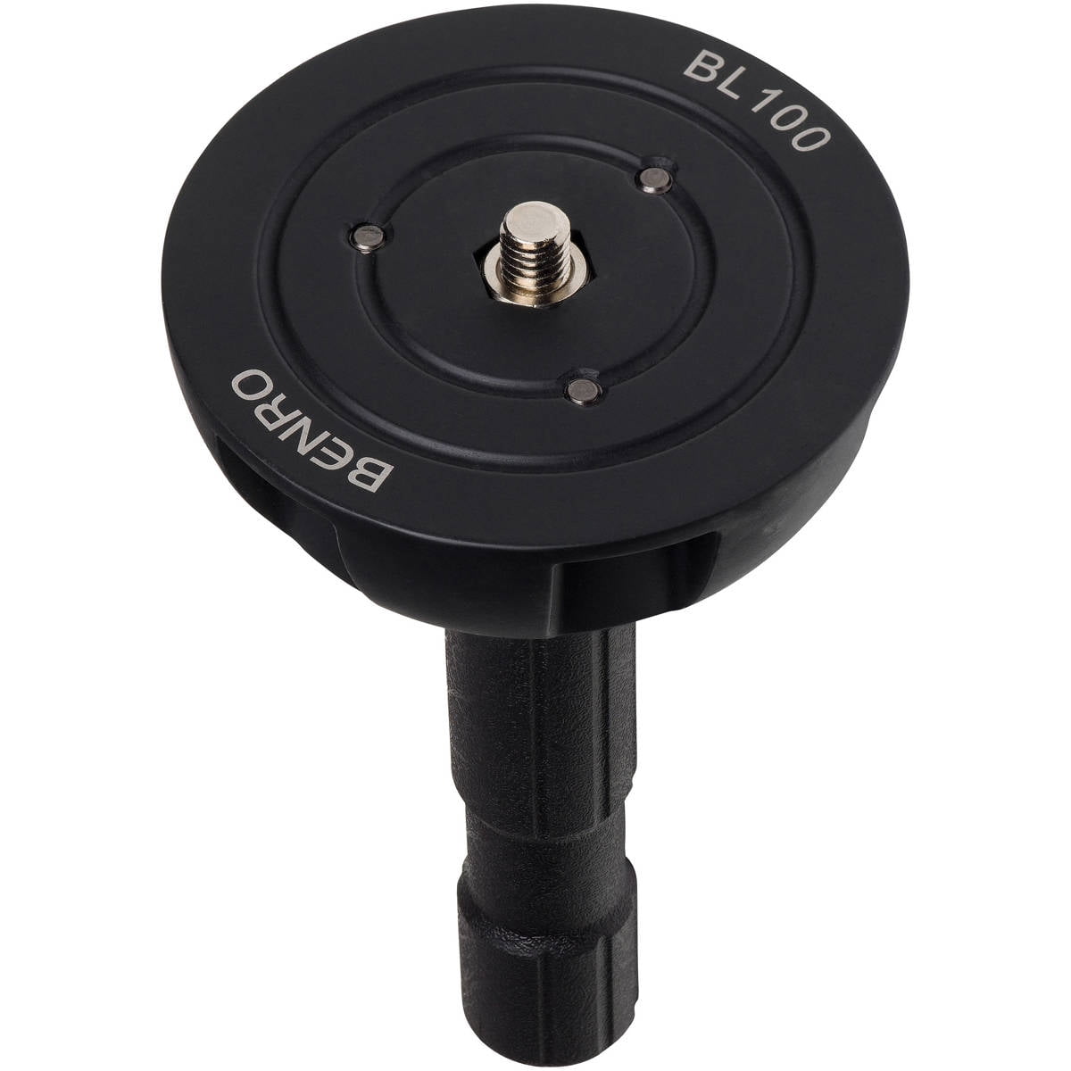 Benro BL100 100mm Half Ball Adapter for 3/8"-16 Flat Base Tripod Heads ...