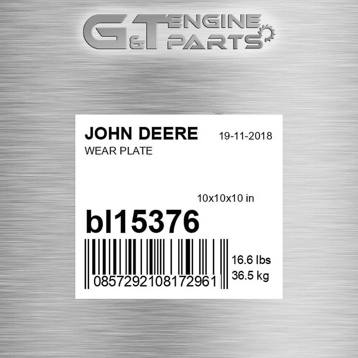 BL15376 WEAR PLATE fits JOHN DEERE (New OEM) - Walmart.com