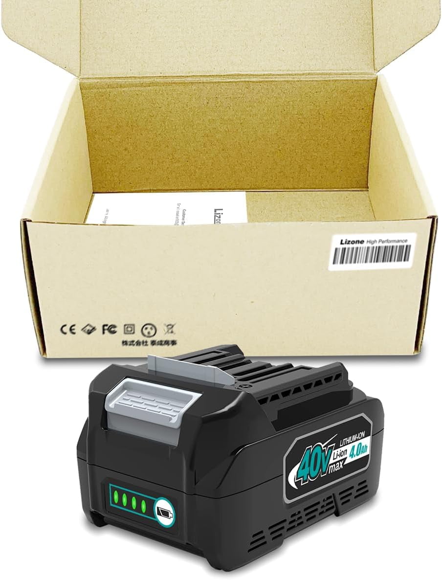 BL4050 BL4040 5.0Ah 40V XGT Battery Replacement for Makita XGT 40V Battery BL4040 40V 4.0Ah ...