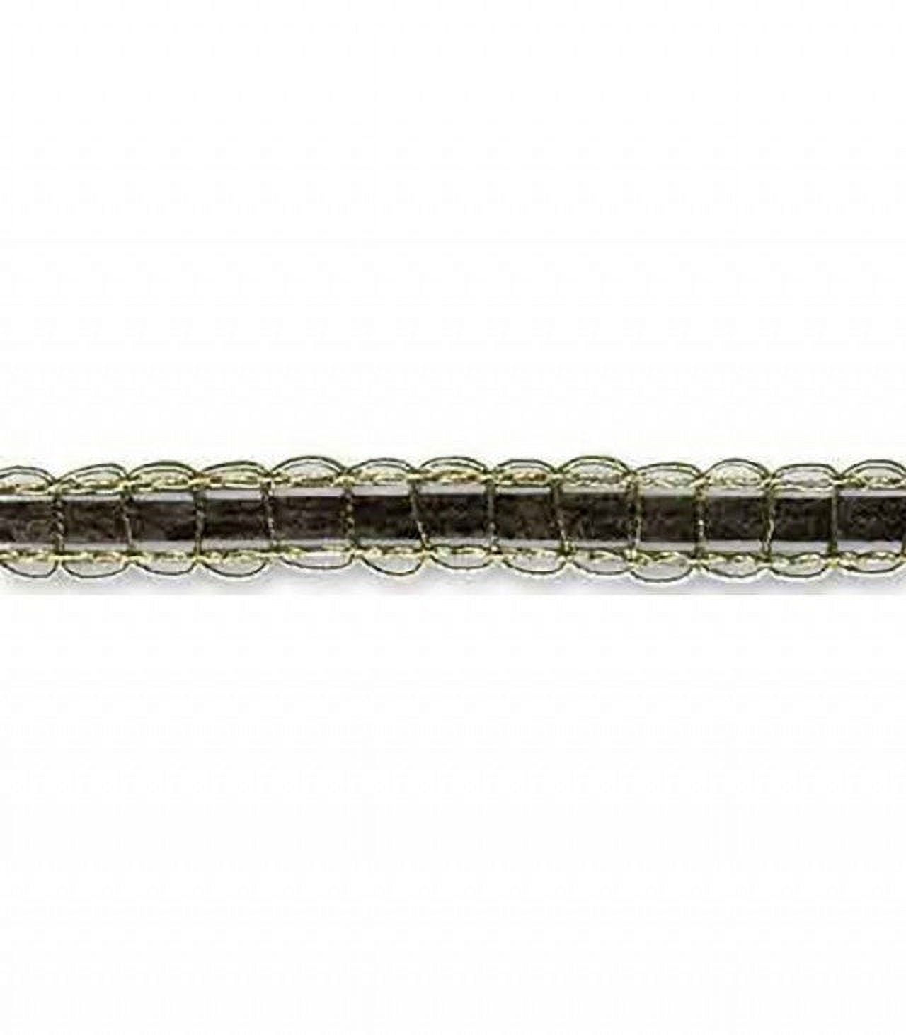 BLACK 1/8 INCH CHENILLE METALLIC BEADING - Walmart.com