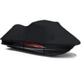 BLACK 600 DENIER JetSki Cover Compatible for Towable PWC Jet Ski Boat ...