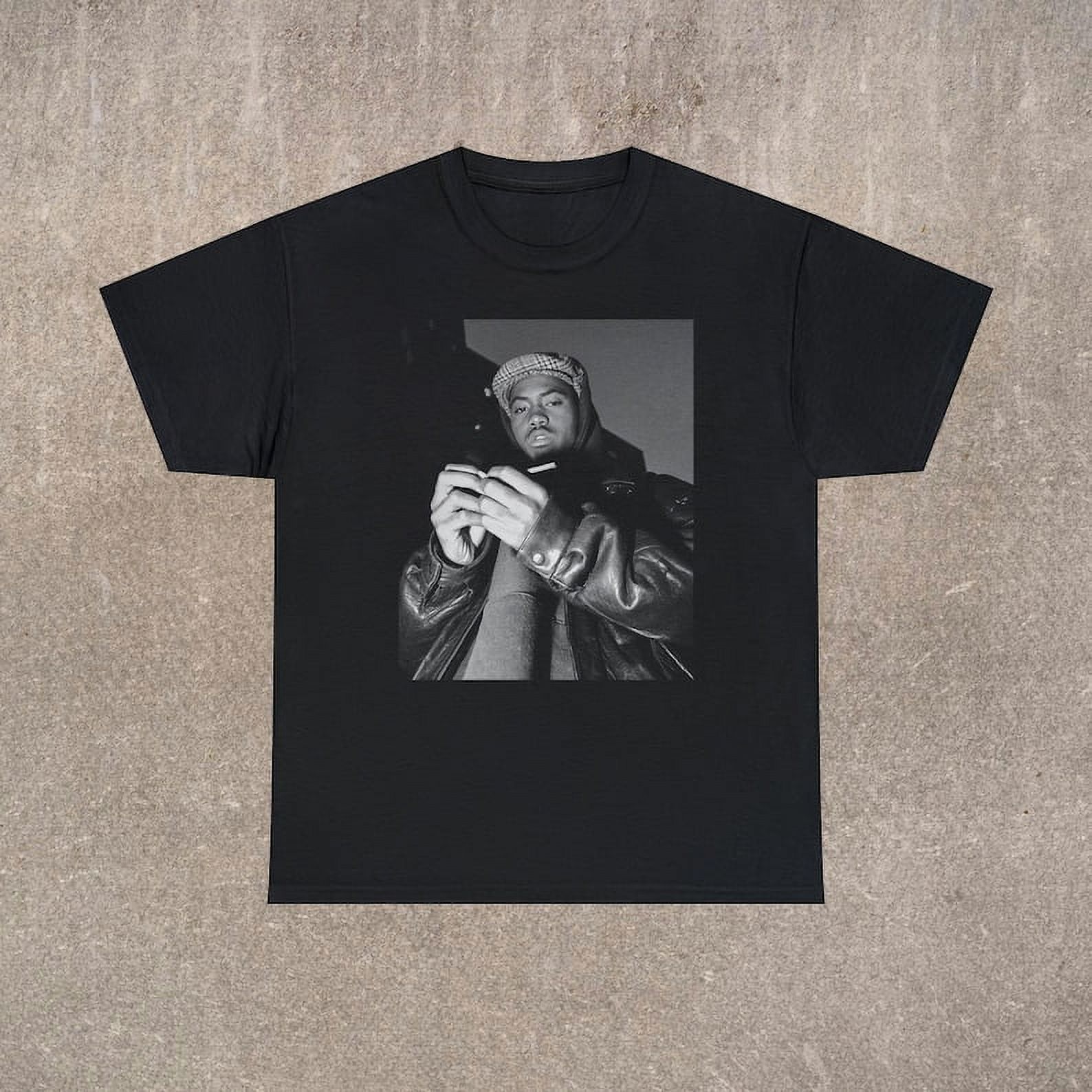 [BLACK] 90s Hip Hop T-shirt | Nas Rapper | Unisex Classic Fit | Old ...