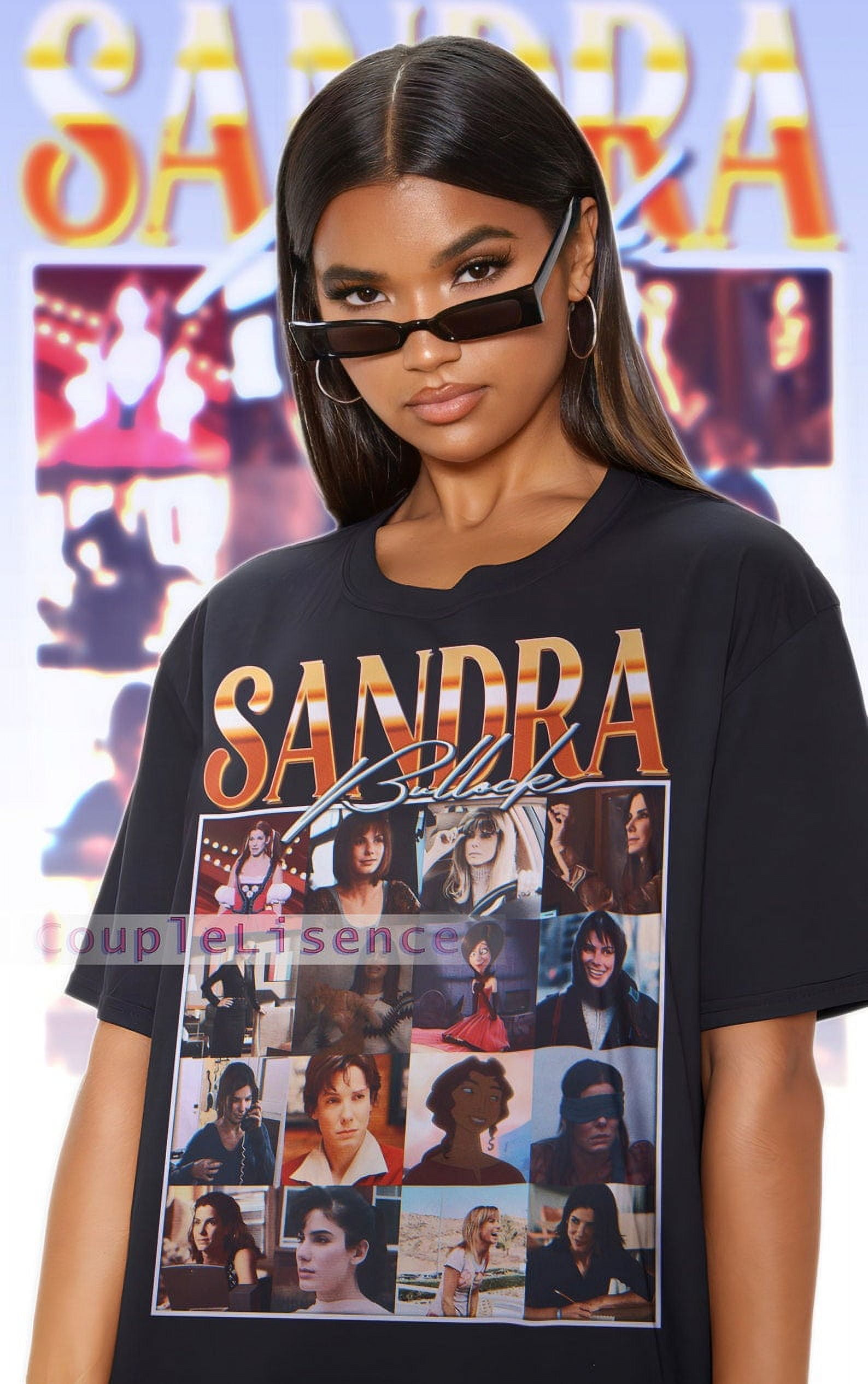 [BLACK] ACTRESS SANDRA BULLOCK Vintage Shirt | Sandra Bullock Homage ...