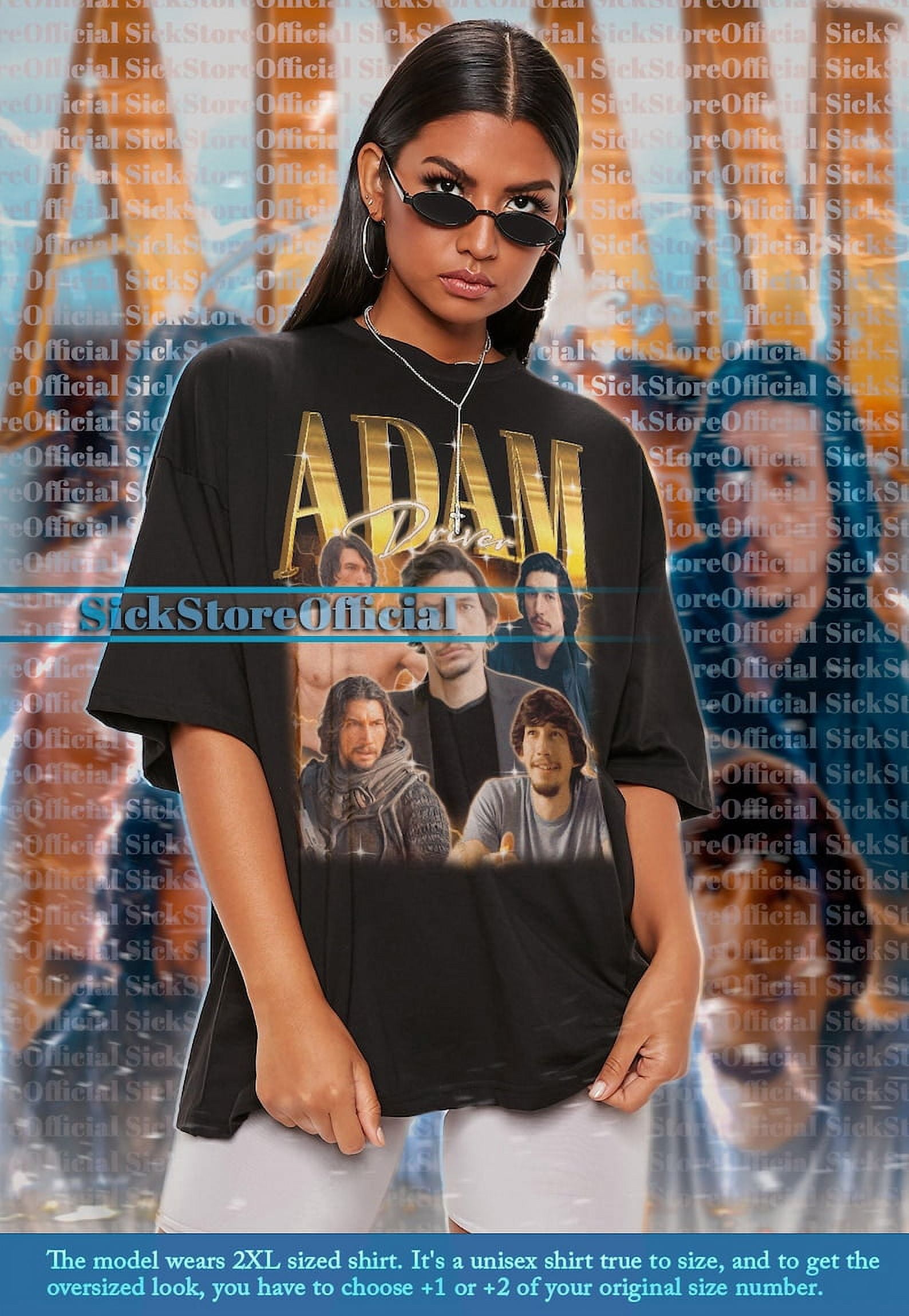 [BLACK] ADAM DRIVER Vintage Shirt, adam driver Homage Tshirt, adam ...