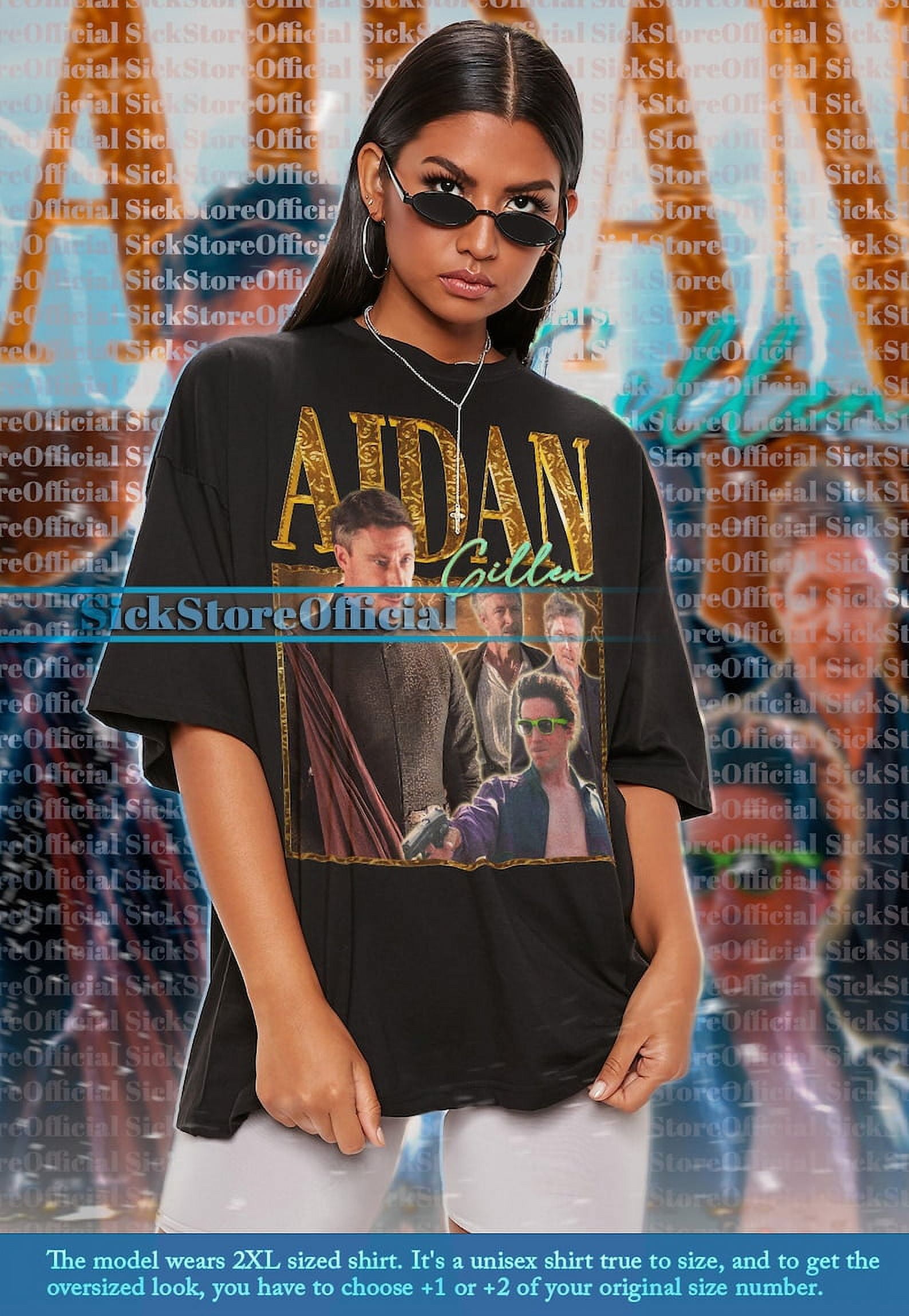[BLACK] AIDAN GILLEN Vintage Shirt, Aidan Gillen Homage Tshirt, Aidan ...